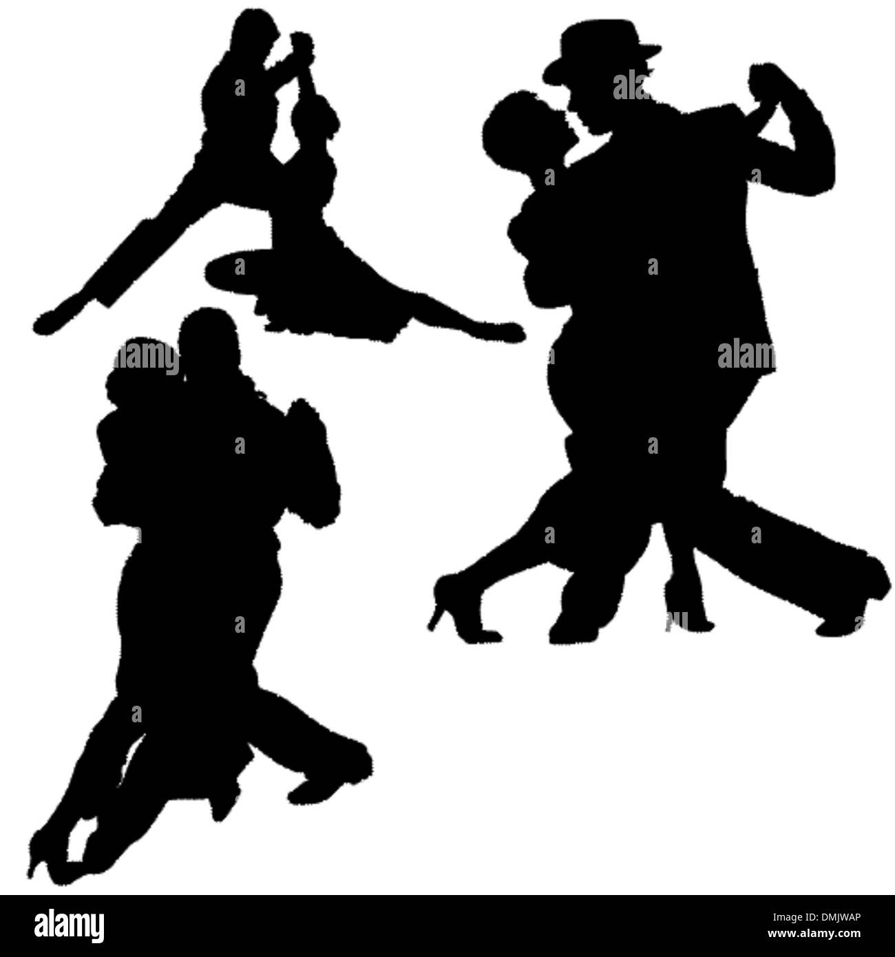 Tango pair dancers dance Black and White Stock Photos & Images - Alamy