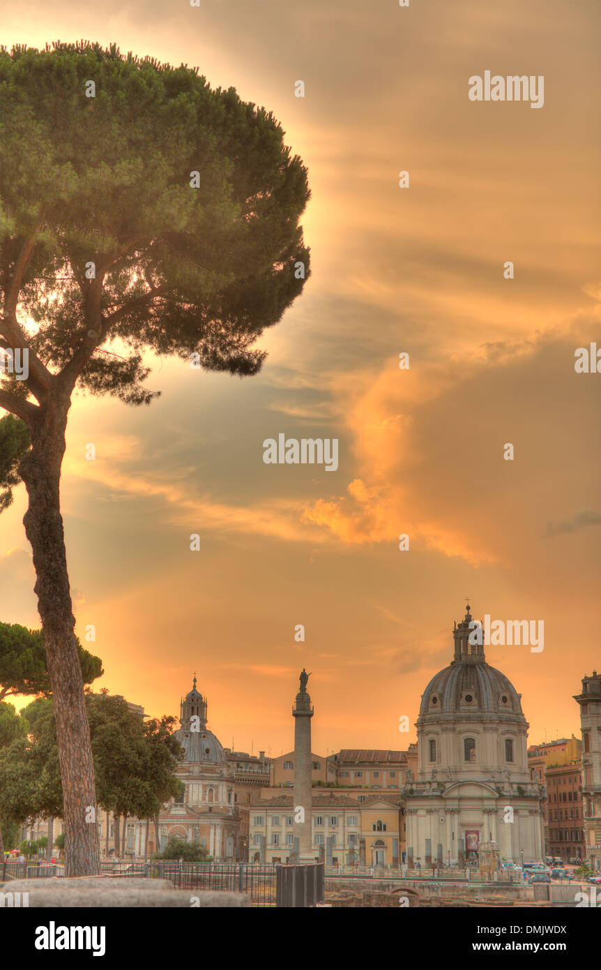 Rome italy sunset hi-res stock photography and images - Alamy