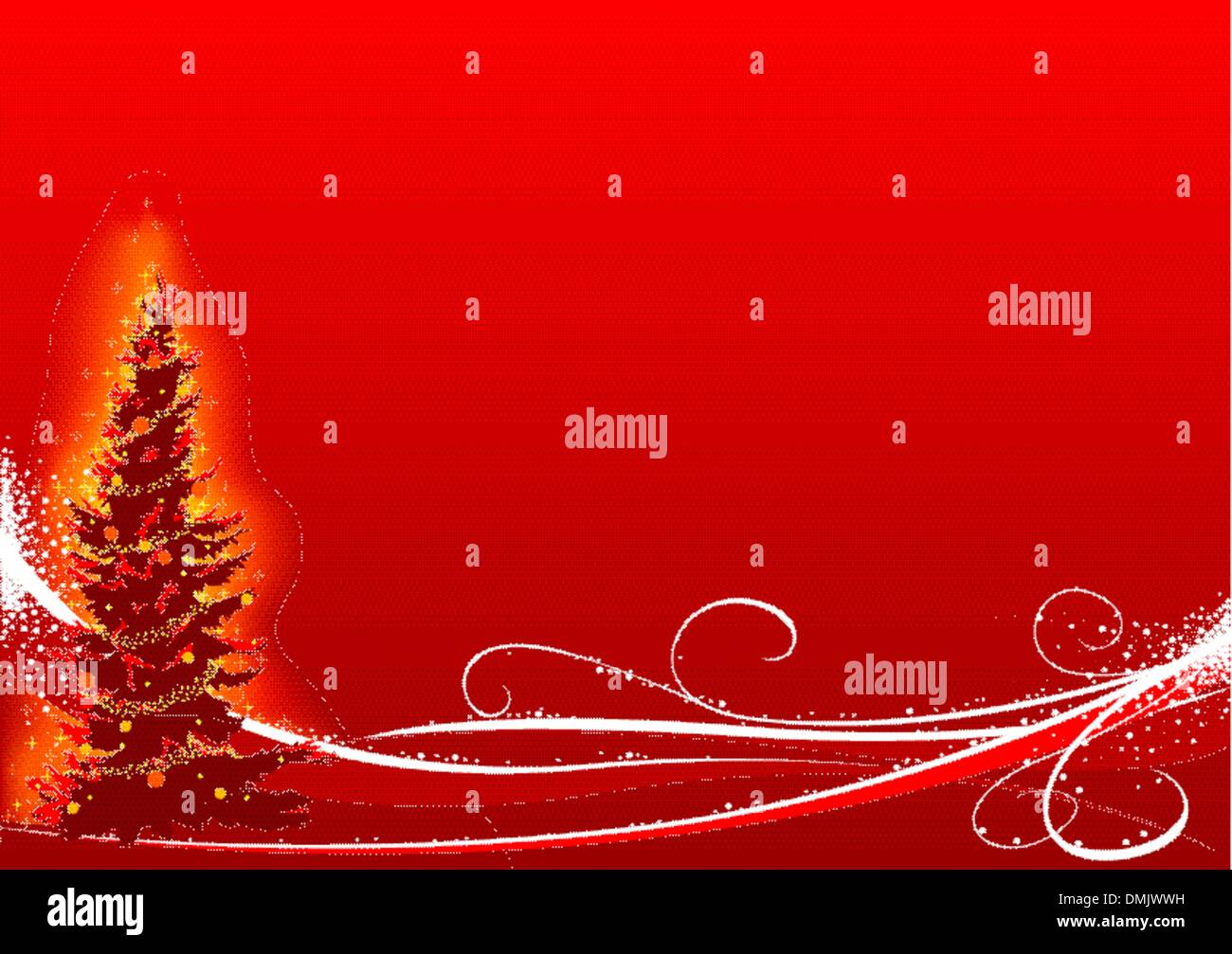 Christmas composition frame spruce Stock Vector Images - Alamy