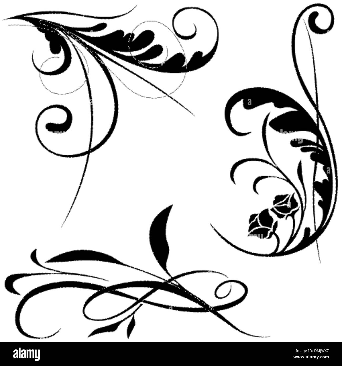 Fleuron frame Stock Vector Images - Alamy