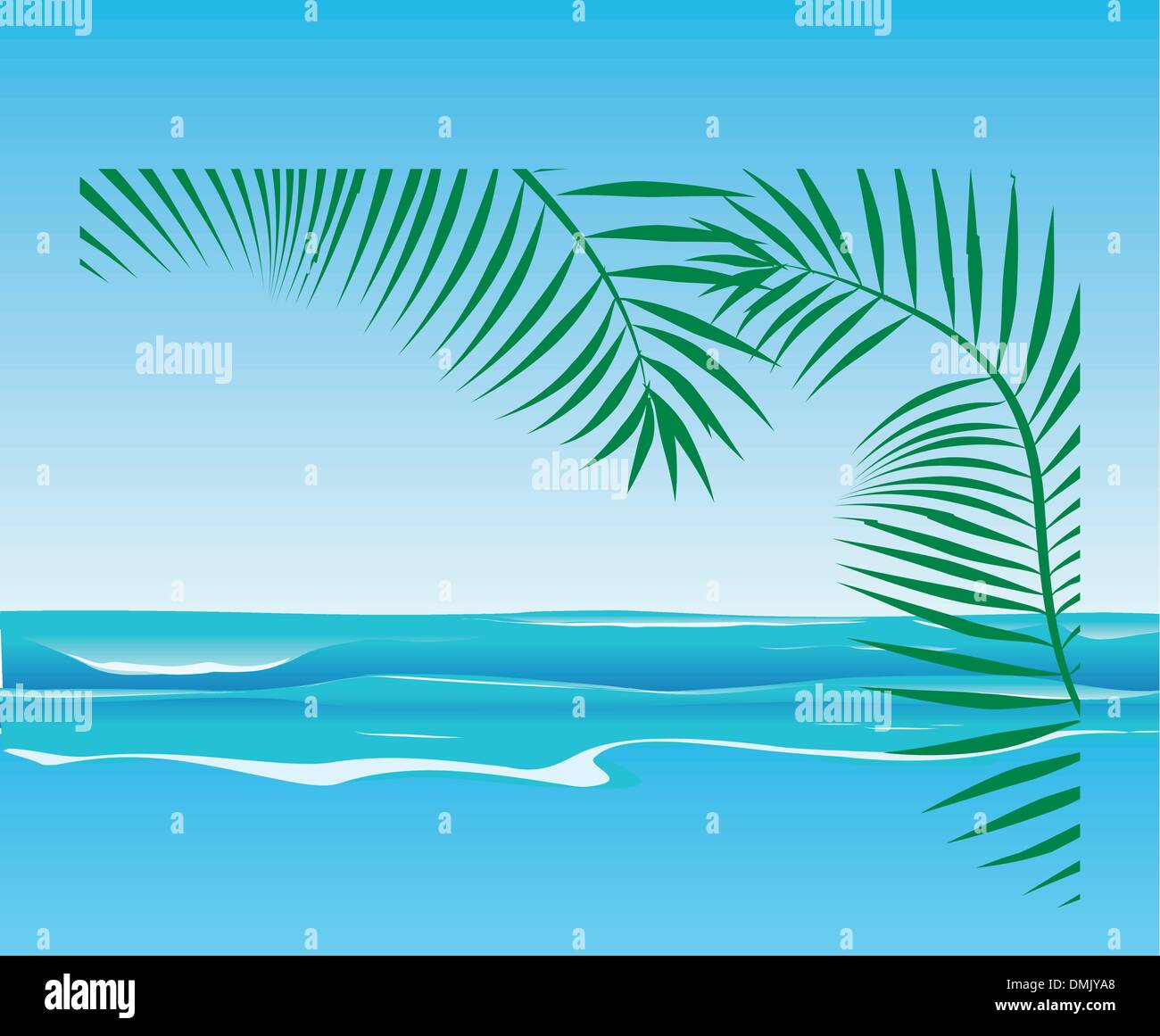 Sea view house Stock Vector Images - Alamy