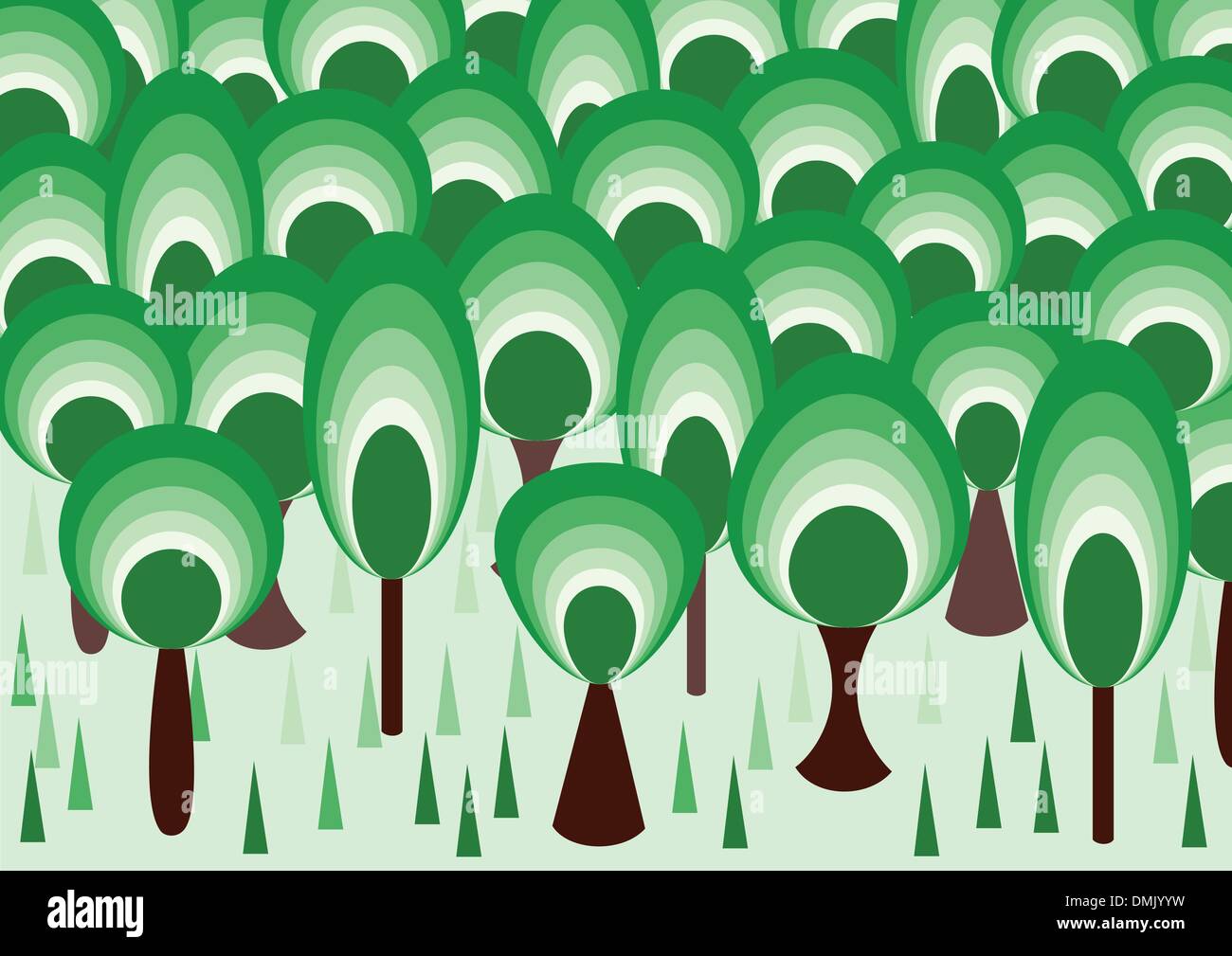 Forest vector wallpaper hi-res stock photography and images - Alamy