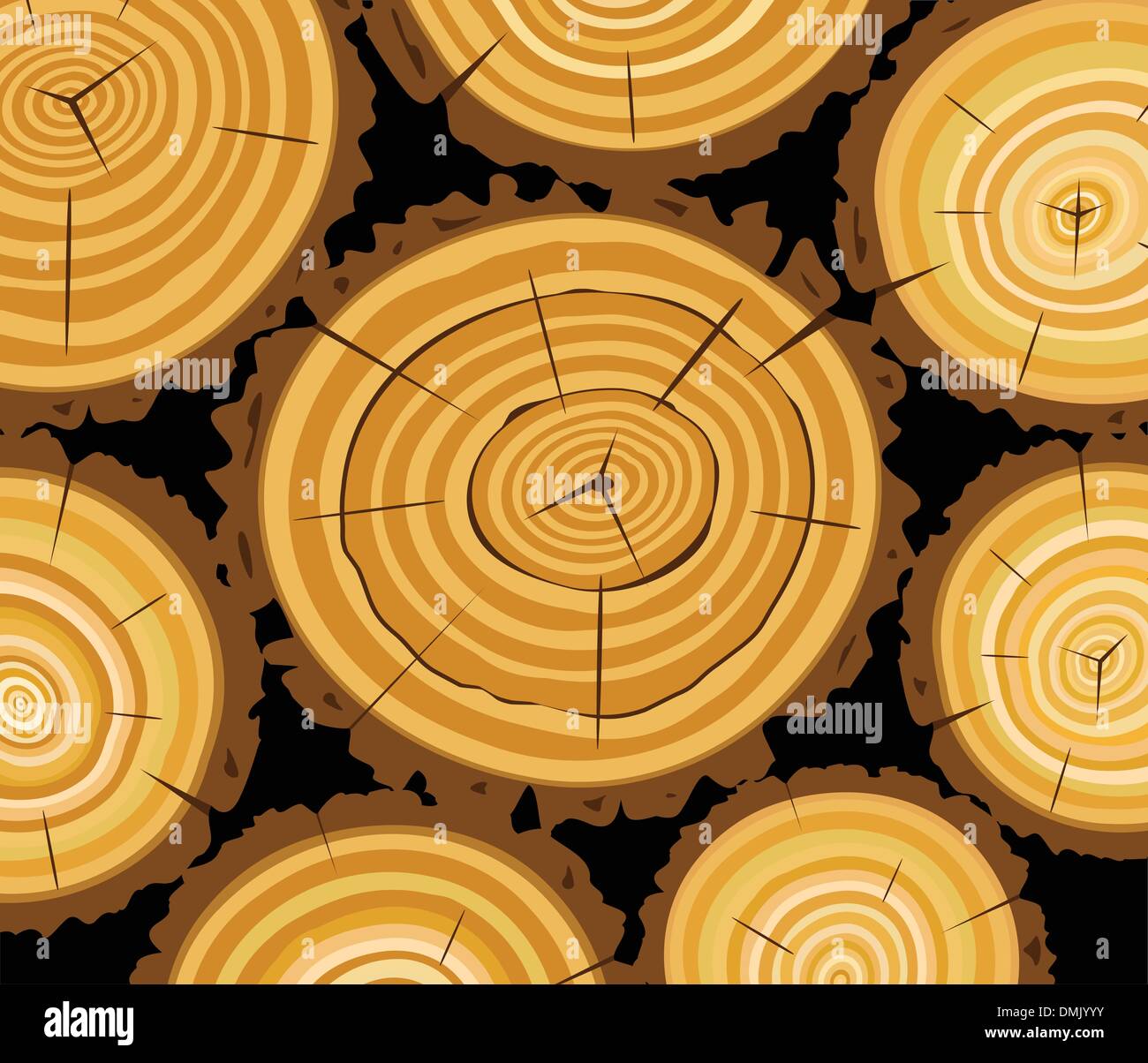 Log circle Stock Vector Images - Alamy