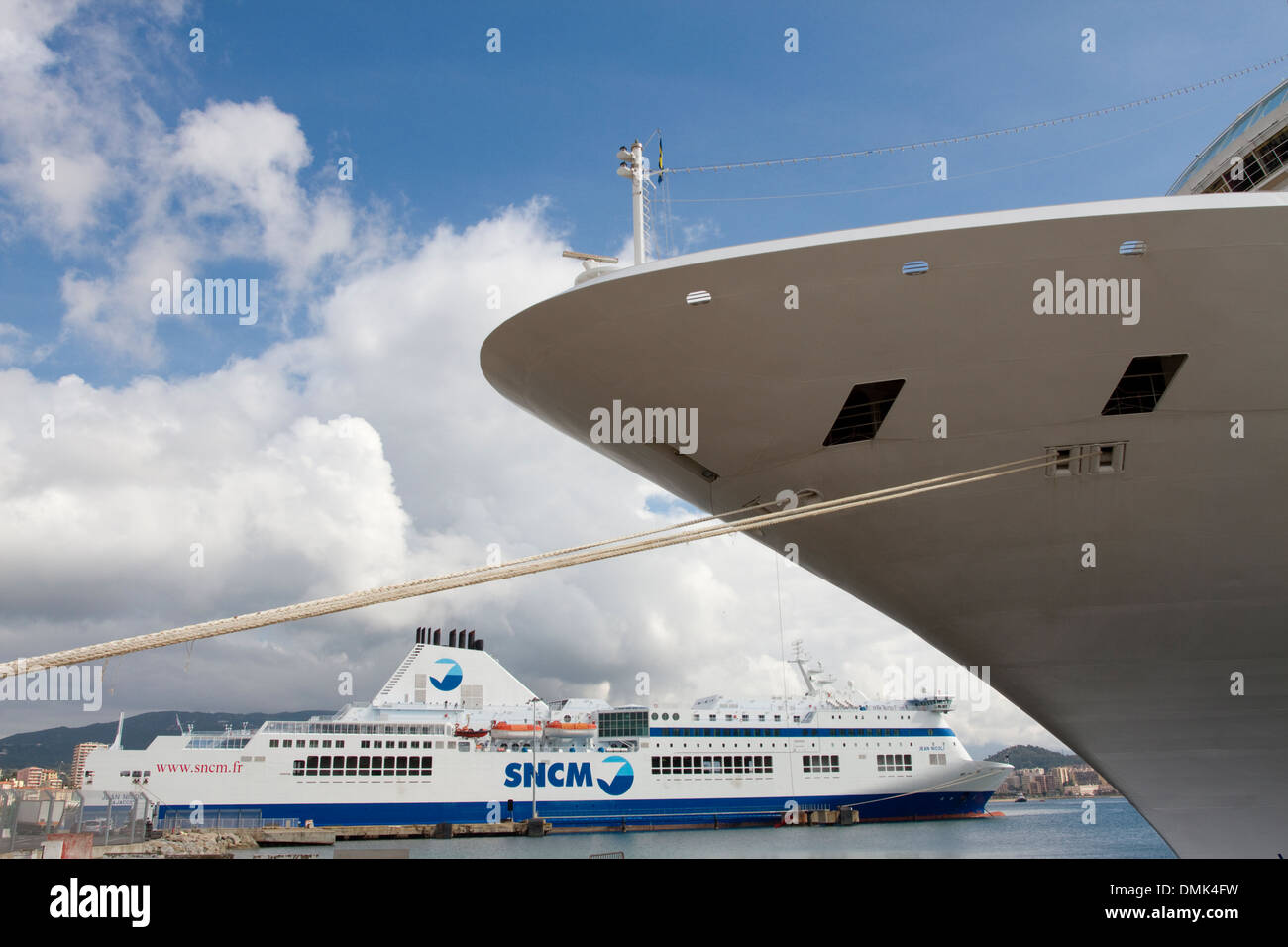 The SNCM ro(pax ferry M/V Jean Nicoli at Ajaccio Stock Photo - Alamy