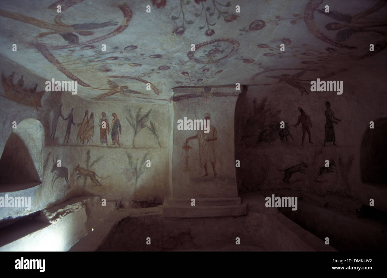 Janzur (Zanzur), Punic Tomb, funeral construction, near Tripoli Stock ...