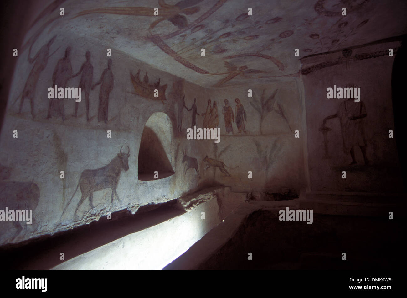 Janzur (Zanzur), Punic Tomb, funeral construction, near Tripoli Stock ...