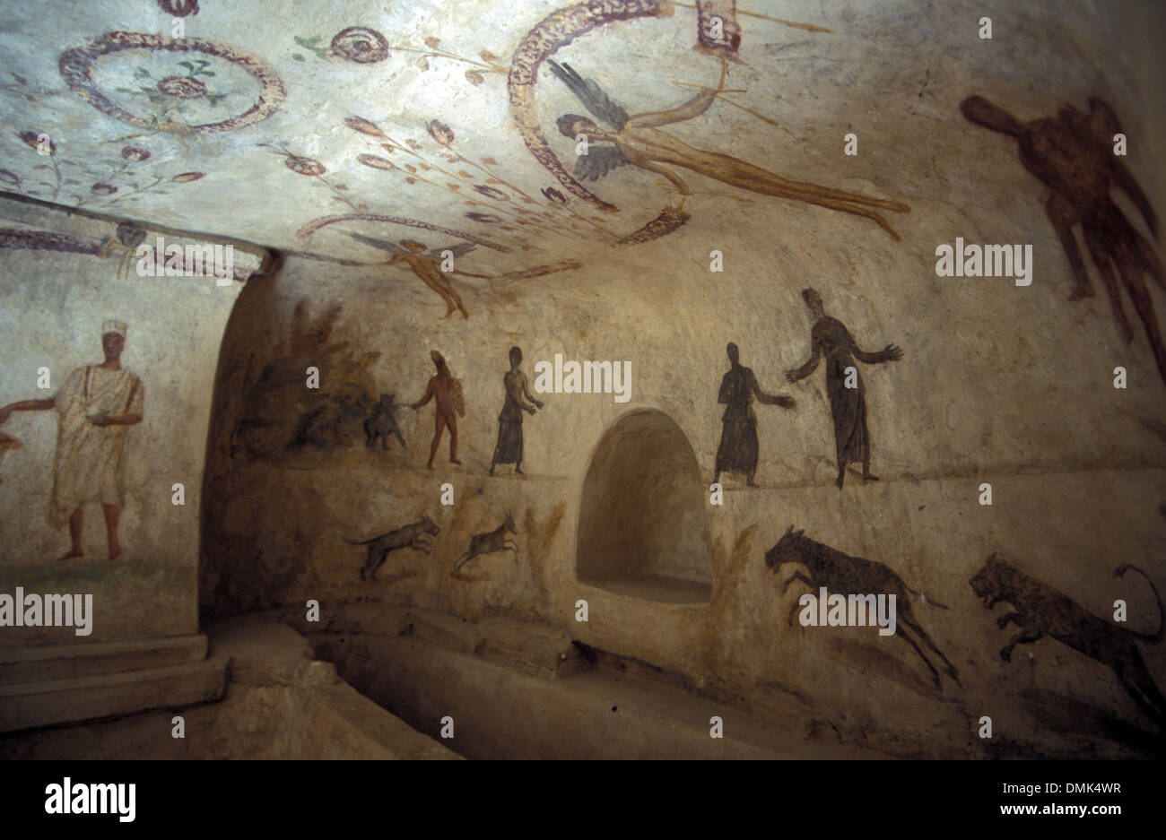 Janzur (Zanzur), Punic Tomb, funeral construction, near Tripoli Stock ...