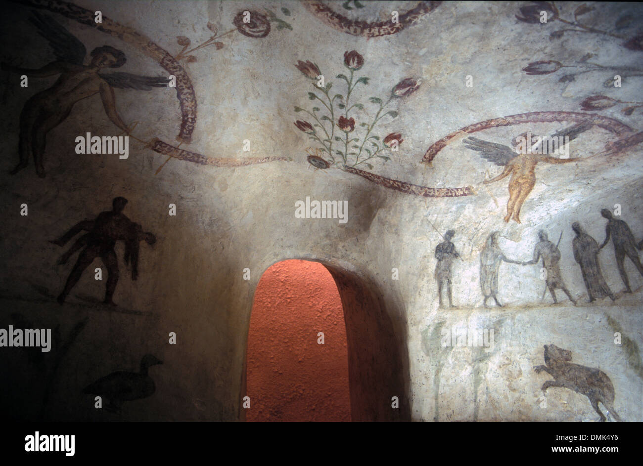Janzur (Zanzur), Punic Tomb, funeral construction, near Tripoli Stock ...