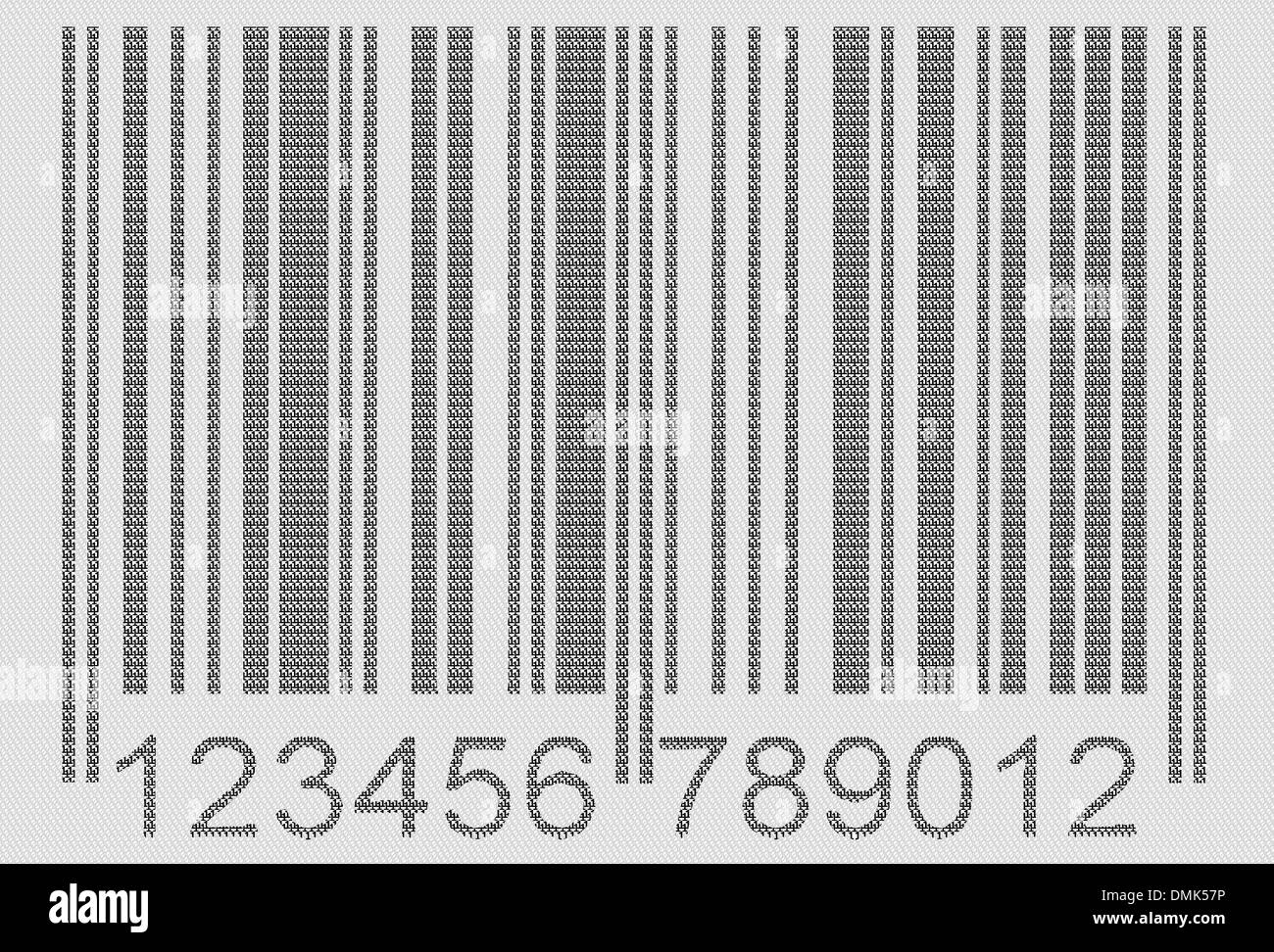 Barcode made from binary code, ones and zeros Stock Photo - Alamy