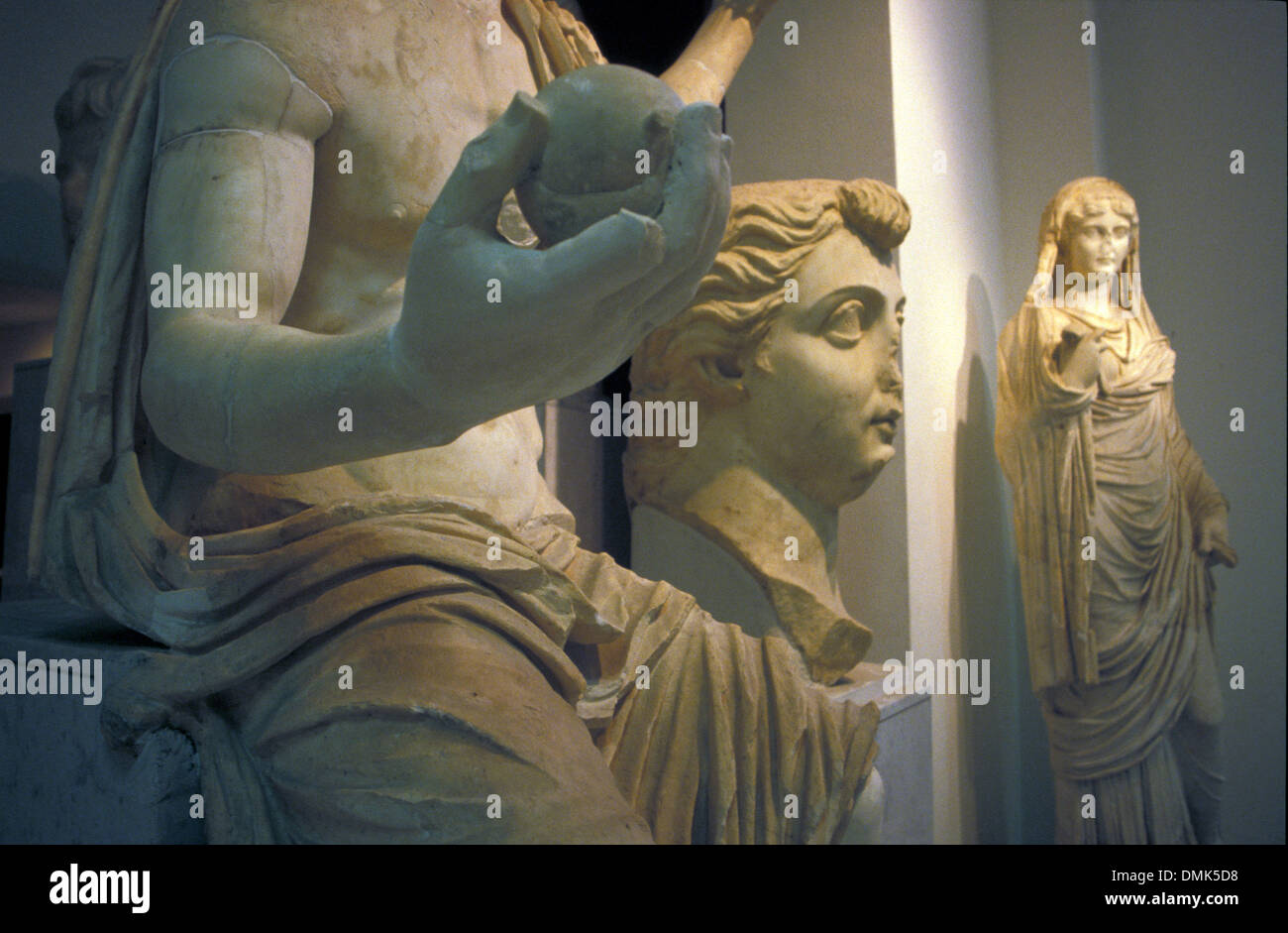 Roman marble sculptures in Archaeological Museum of Tripoli, Libya's ...