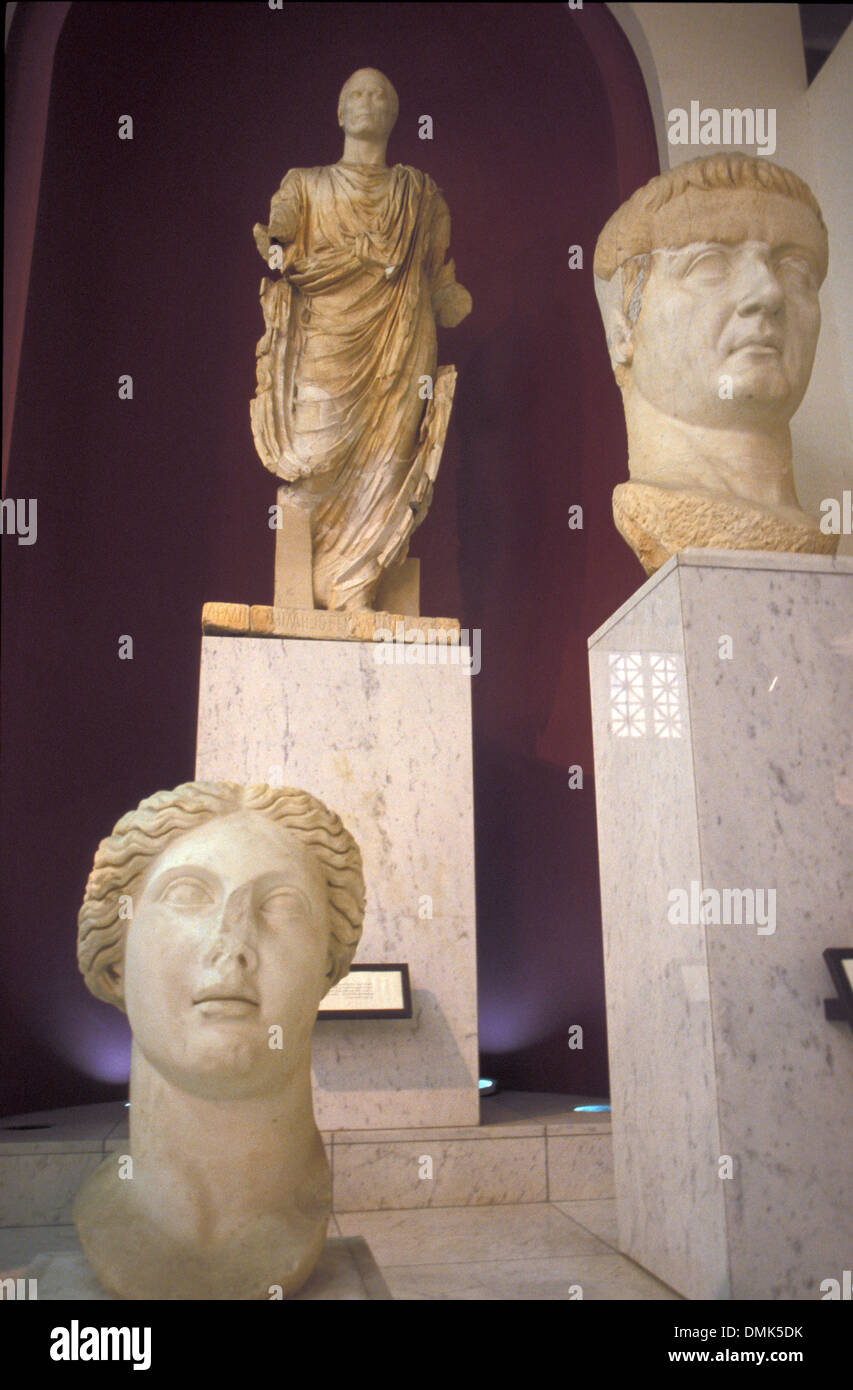 Roman marble sculptures in Archaeological Museum of Tripoli, Libya's ...