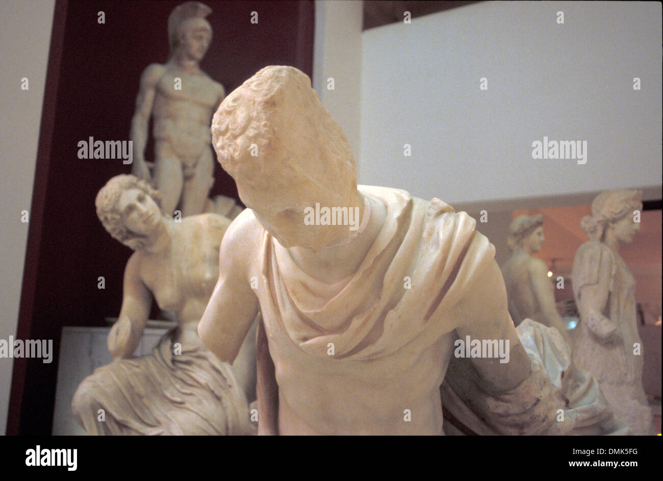 Roman marble sculptures in Archaeological Museum of Tripoli, Libya's ...