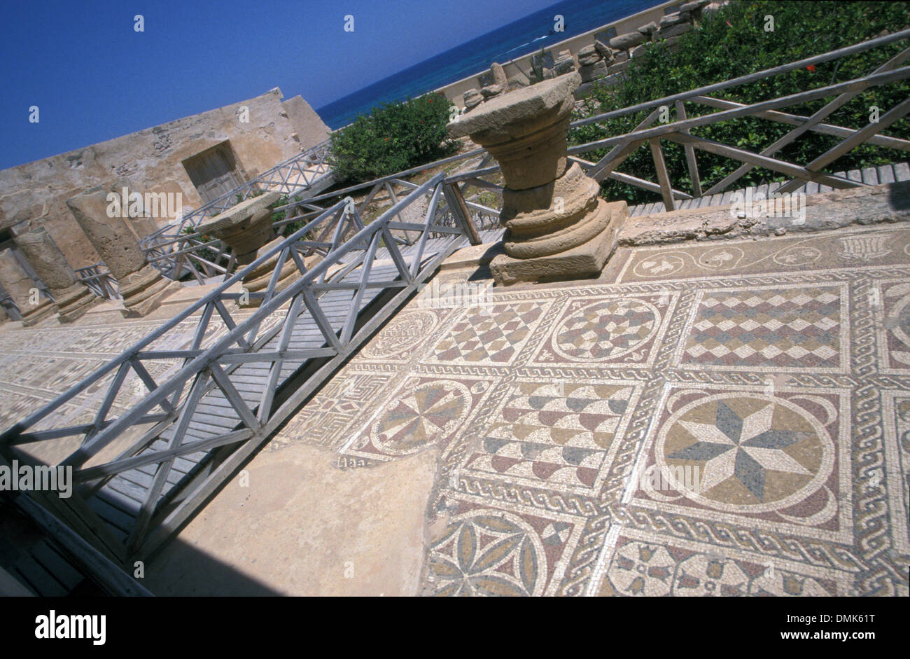 Ancient mosaics, Roman Villa Silini, Villa Sileen, Leptis Magna Libya ...