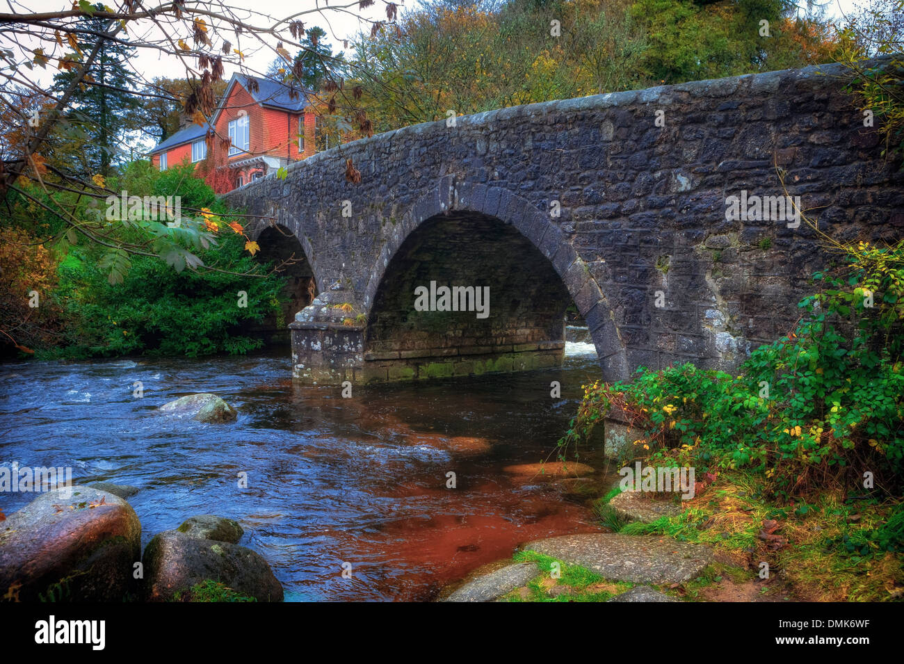 Dartmeet, Dartmoor, Devon, England, United Kingdom Stock Photo - Alamy