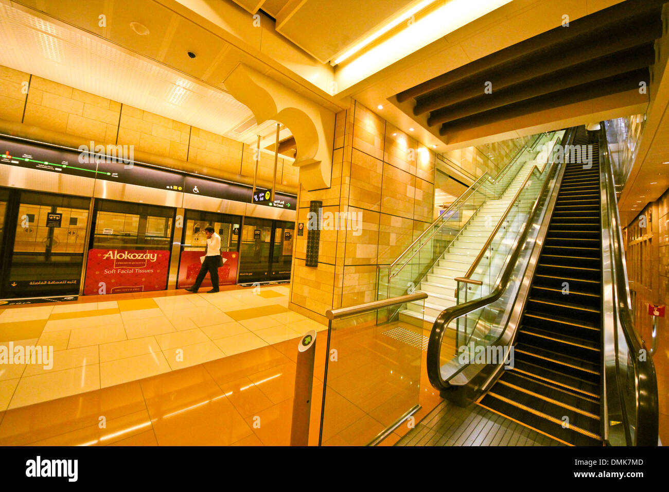 Inside dubai metro station hi-res stock photography and images - Alamy