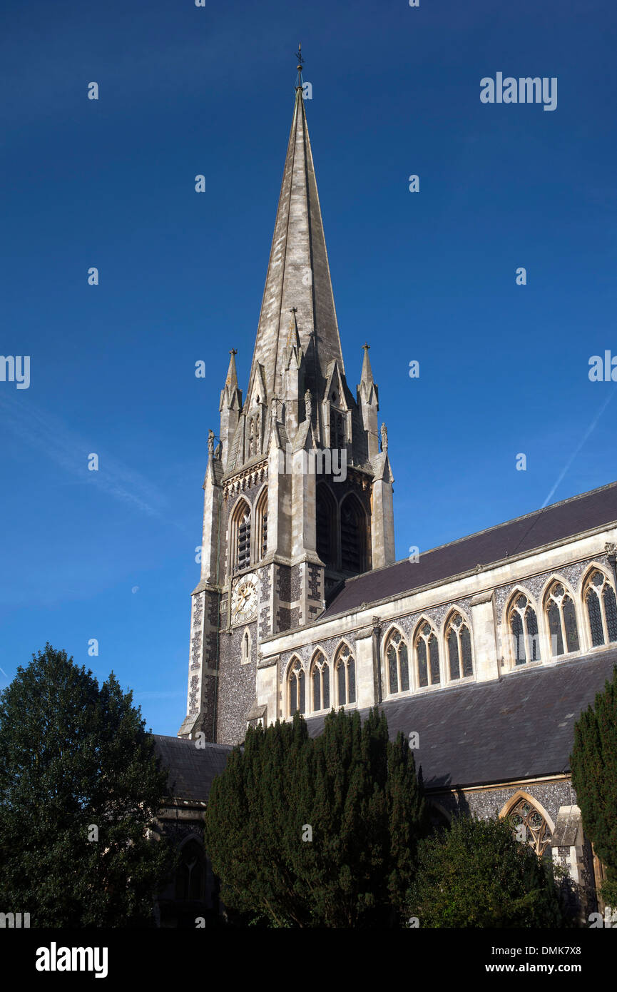 St. Martin's Church, Dorking, Surrey, England, United Kingdom Stock ...