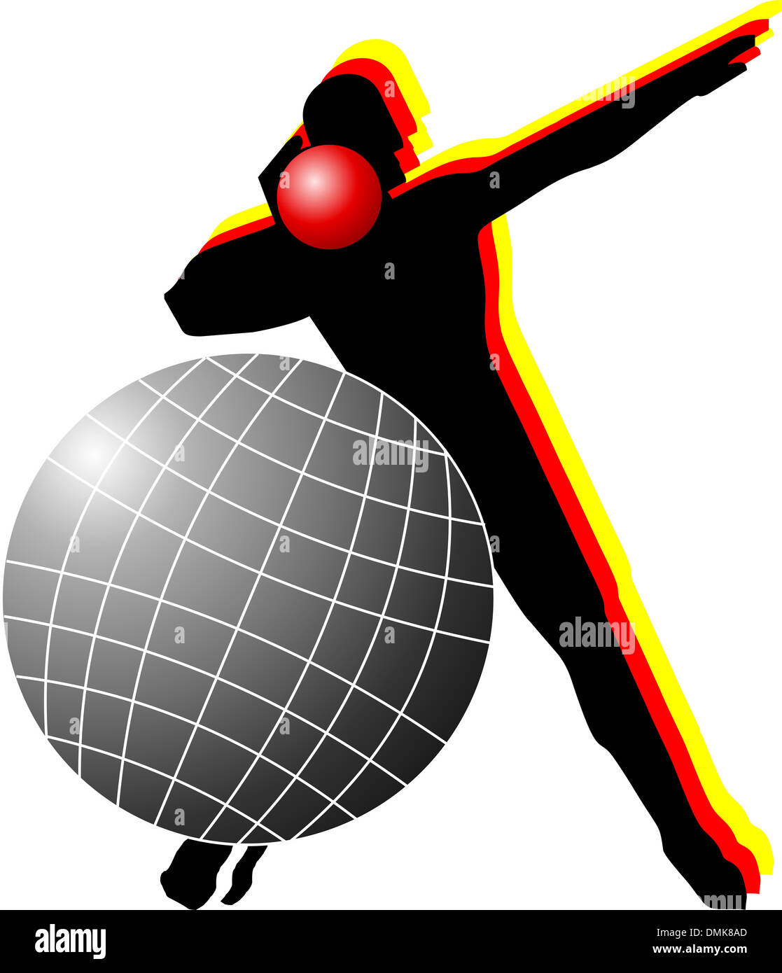 Athlete throw shot put ball hi-res stock photography and images - Alamy
