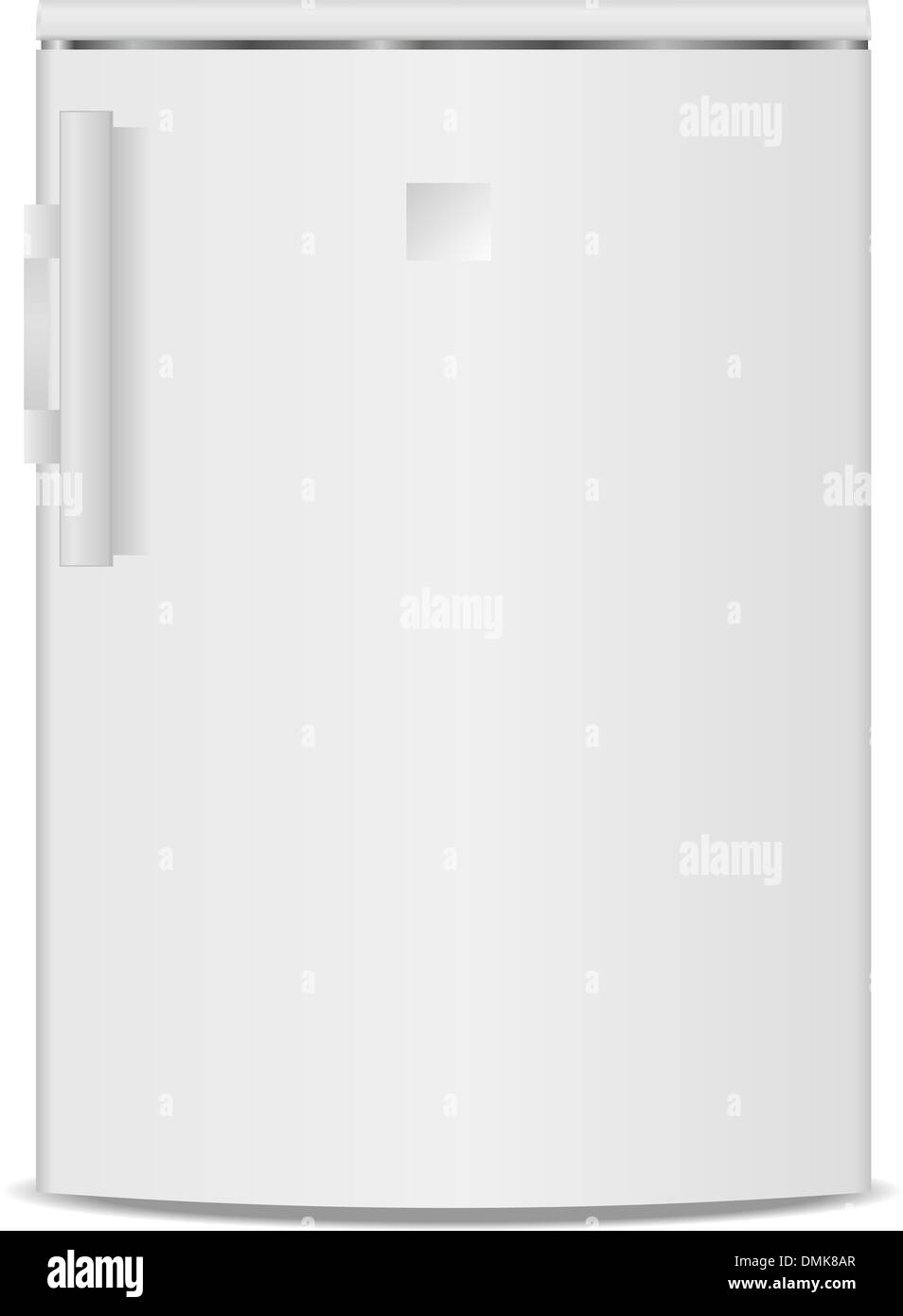 Realistic refrigerator vector on isolated white background Stock Photo ...
