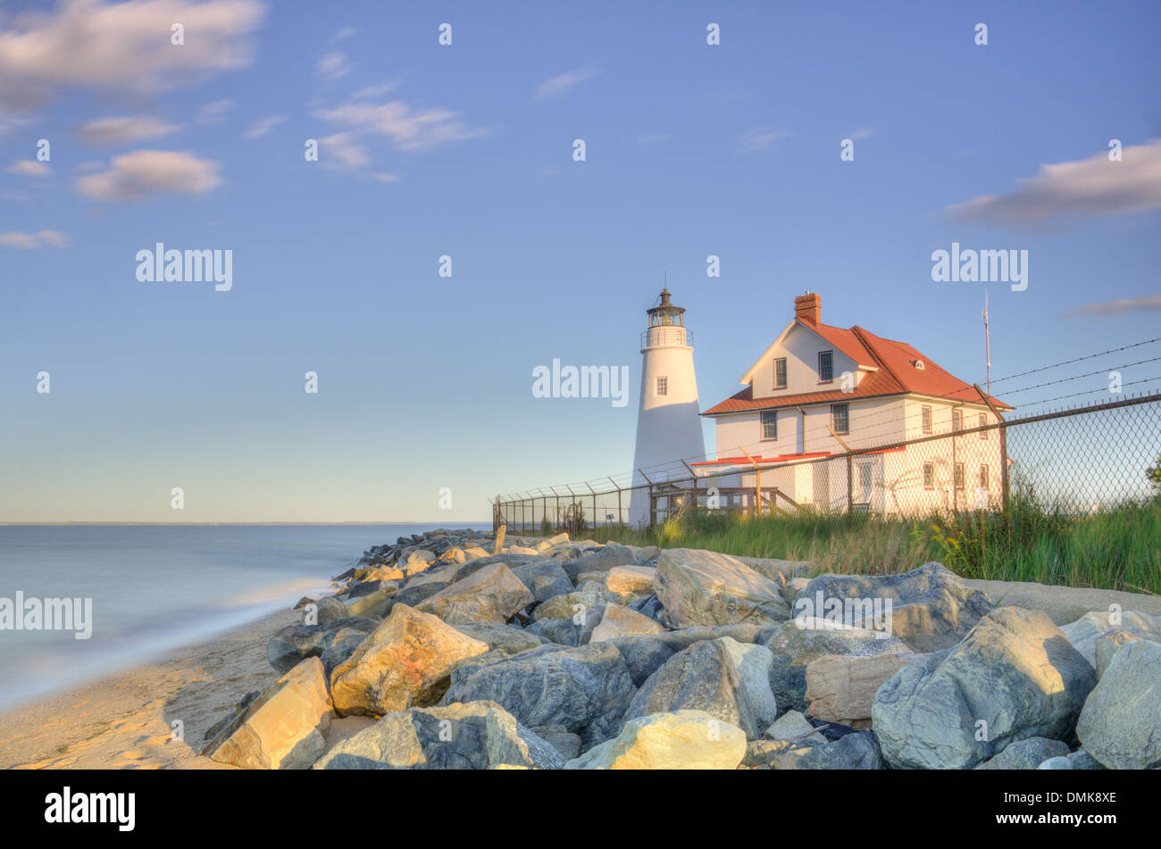 Cove Point Lighthouse in Maryland Stock Photo - Alamy