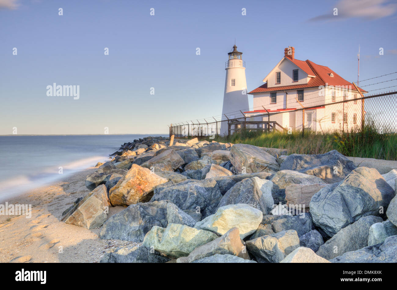 Cove Point Lighthouse in Maryland Stock Photo - Alamy