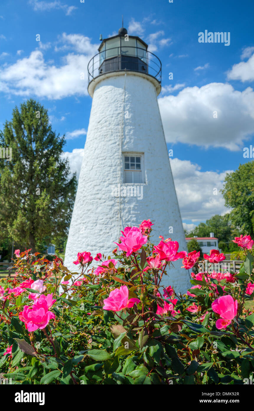 Concord Point Lighthouse at Havre de Grace in Maryland Stock Photo - Alamy