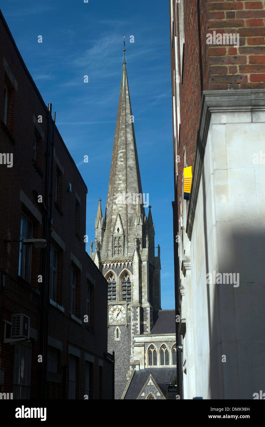 St. Martin's Church, Dorking, Surrey, England, United Kingdom Stock ...