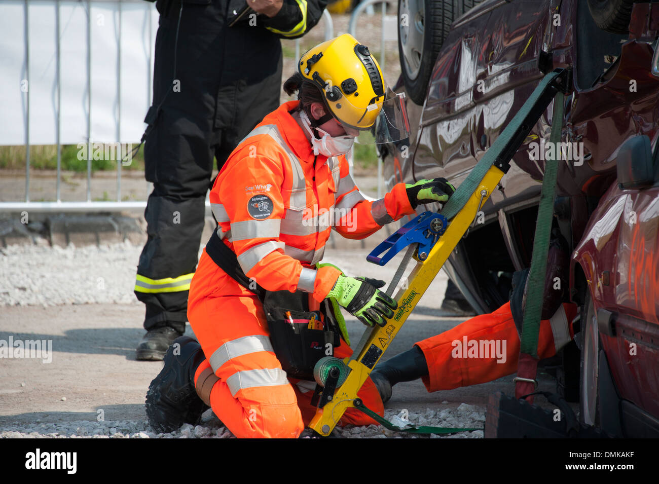 Female firefighter hi-res stock photography and images - Alamy