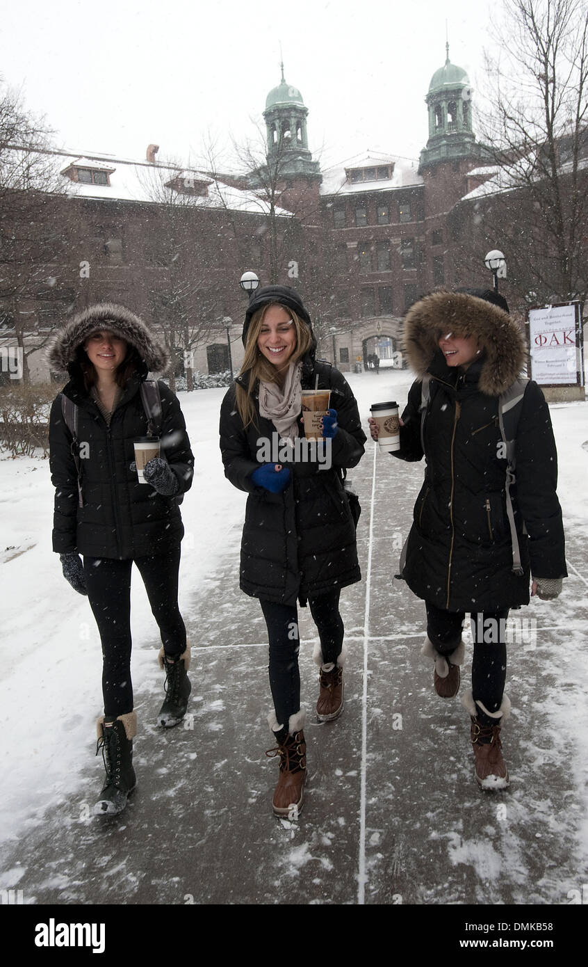 Ann Arbor, Michigan, USA. 14th Dec, 2013. Students Taylor Trott, left ...