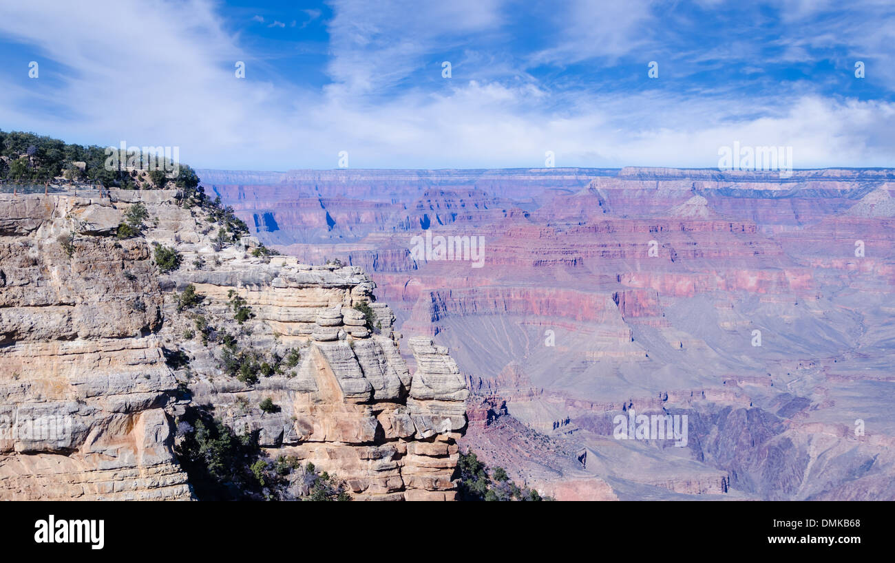 Beautiful Grand Canyon landscape at November, Arizona, USA Stock Photo ...