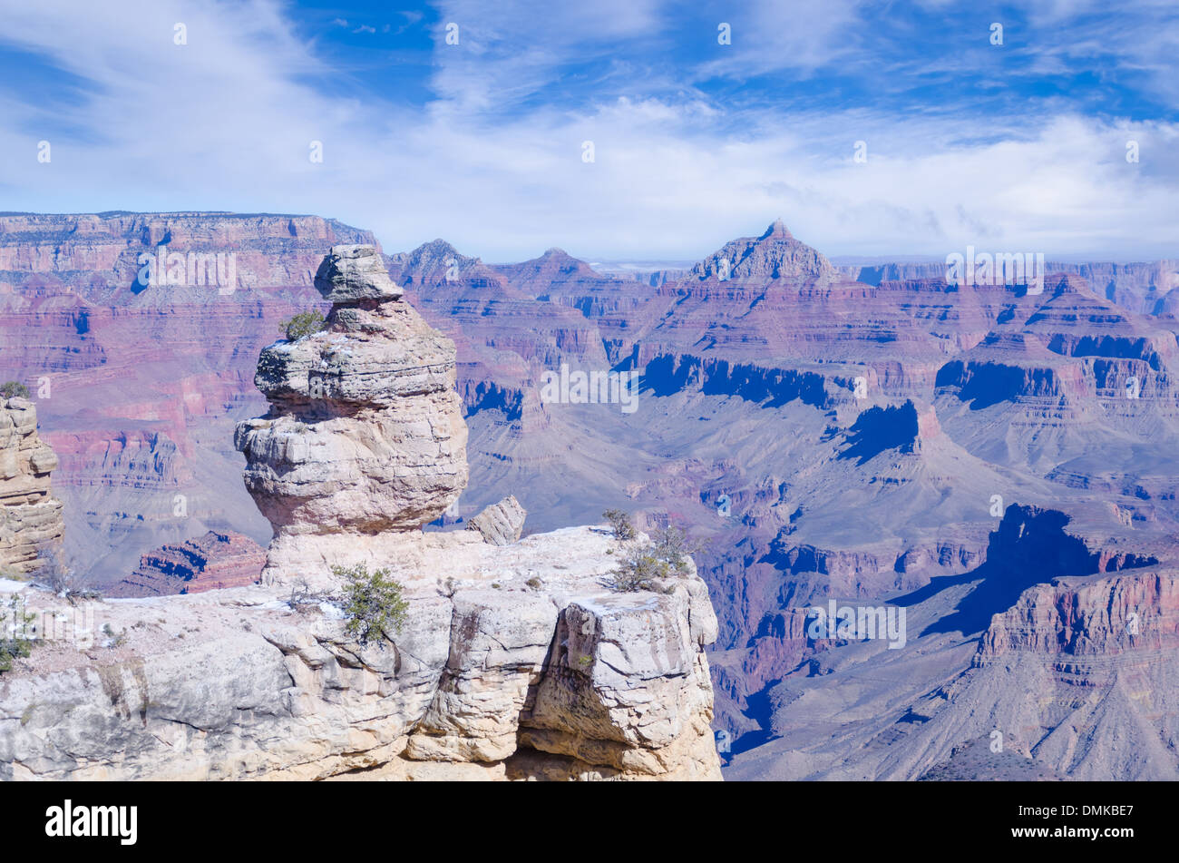 Beautiful Grand Canyon landscape at November, Arizona, USA Stock Photo ...