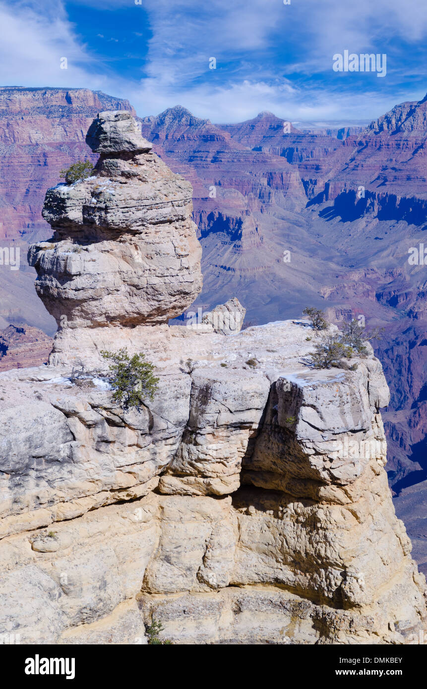 Beautiful Grand Canyon landscape at November, Arizona, USA Stock Photo ...