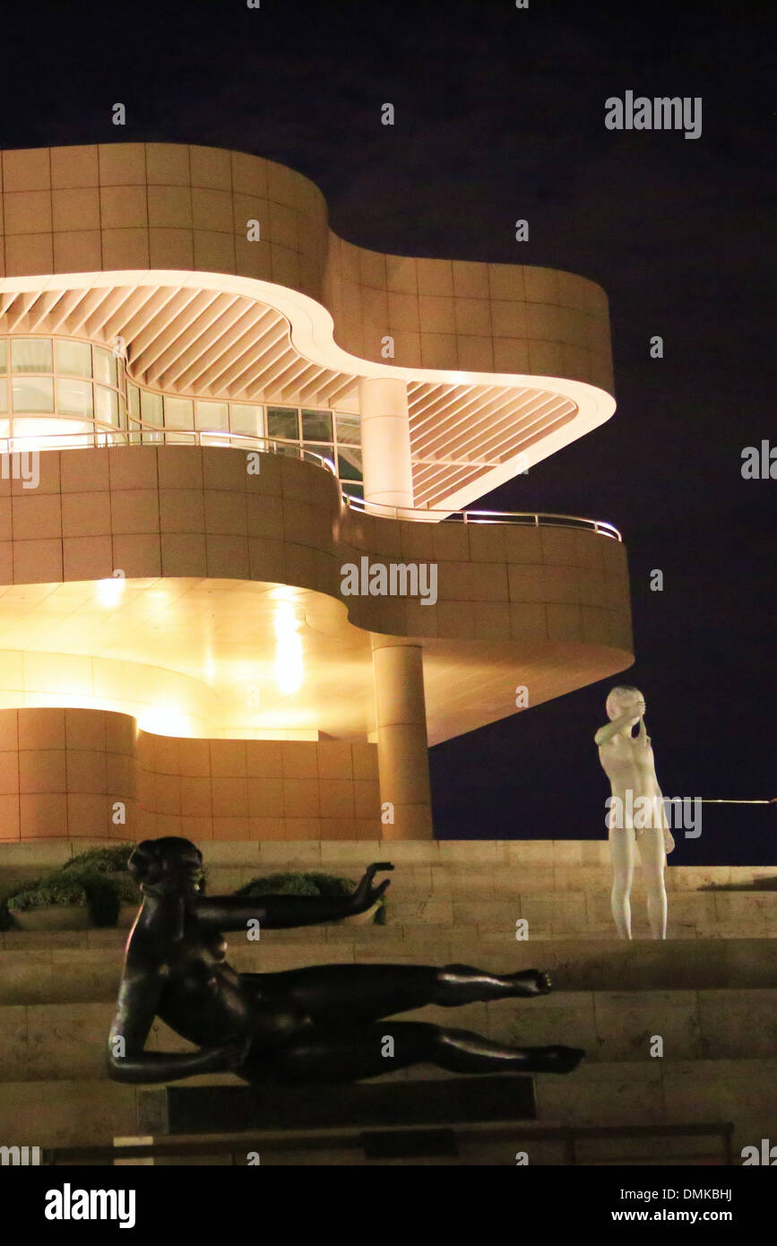Statues at the Getty Center Stock Photo - Alamy