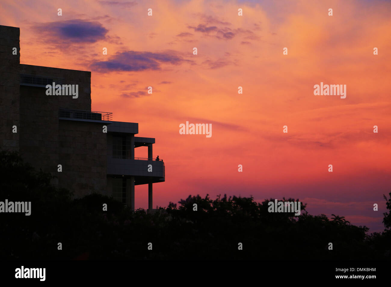 Getty center los angeles sunset hi-res stock photography and images - Alamy