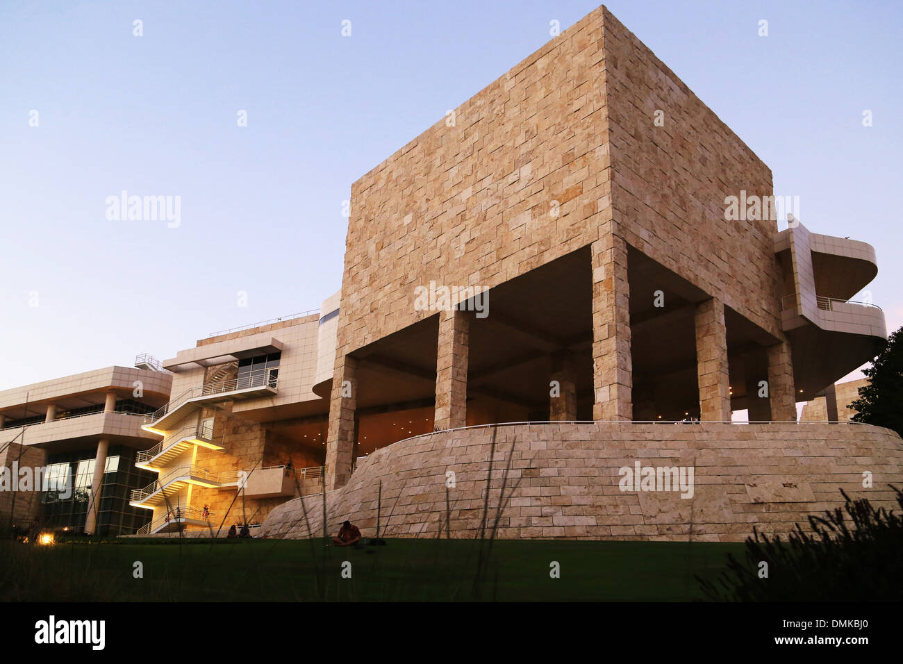 Getty Museum architecture Stock Photo - Alamy