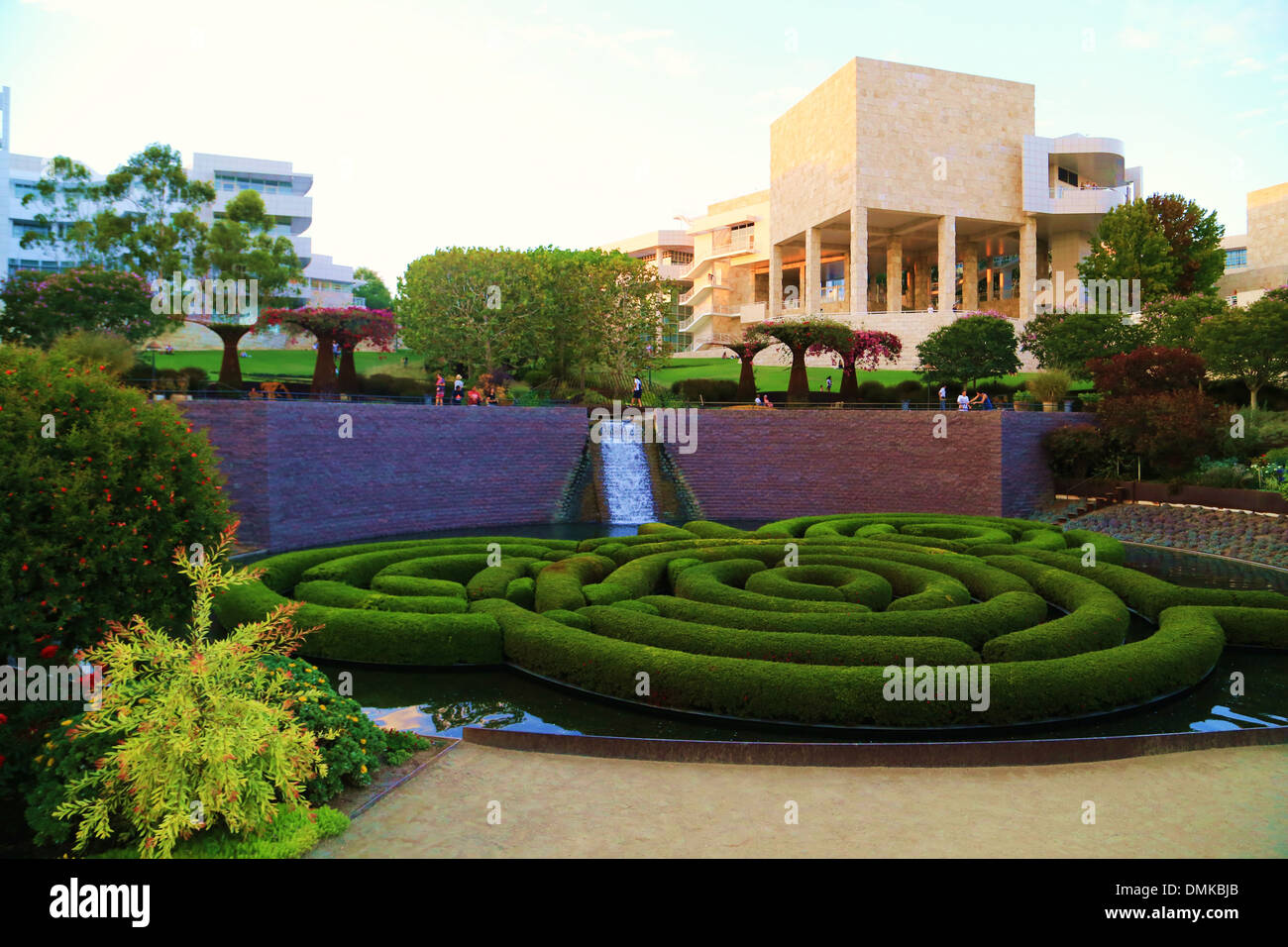 J paul getty museum gardens hi-res stock photography and images - Alamy