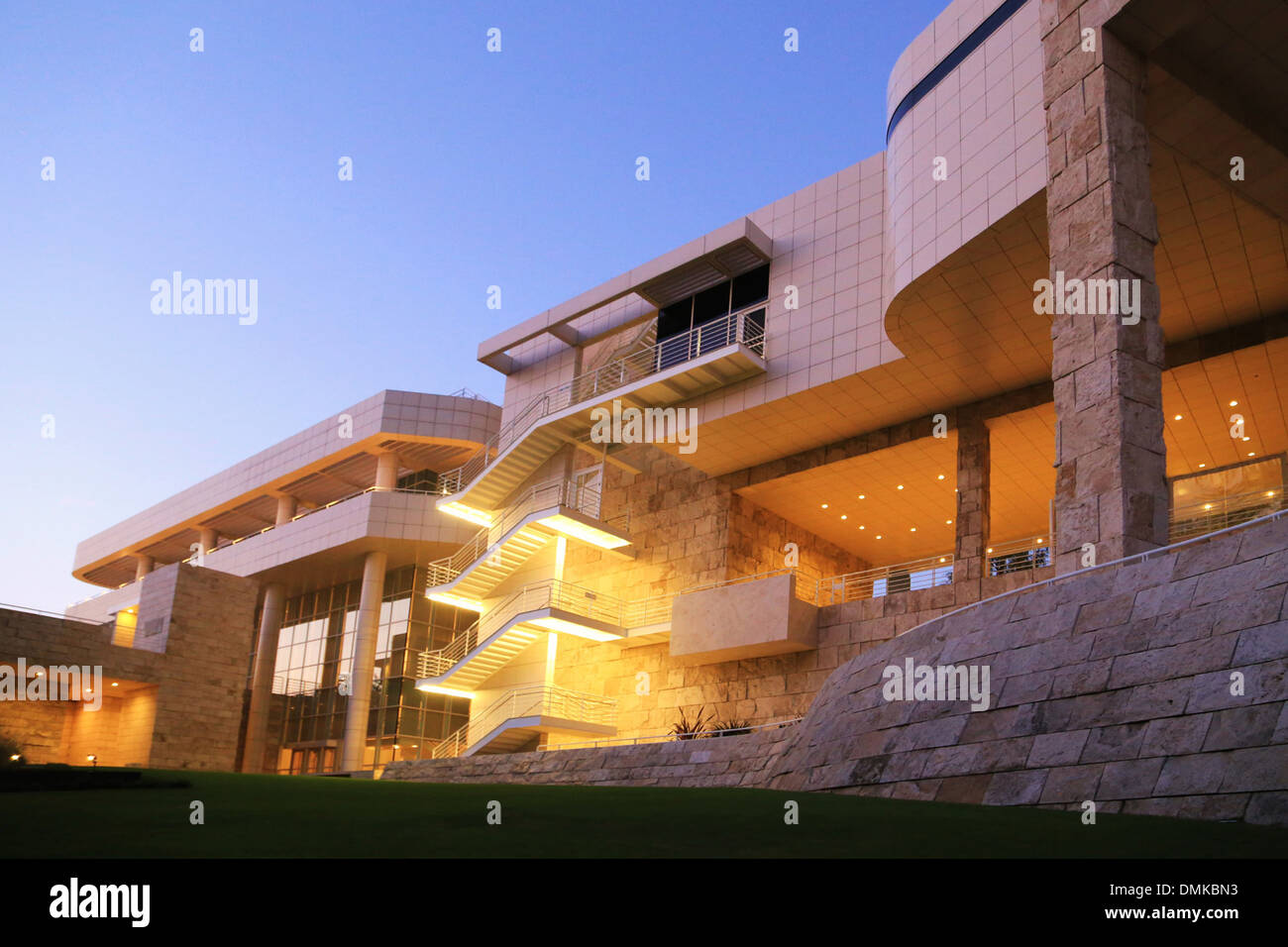 The Getty Museum architecture Stock Photo - Alamy