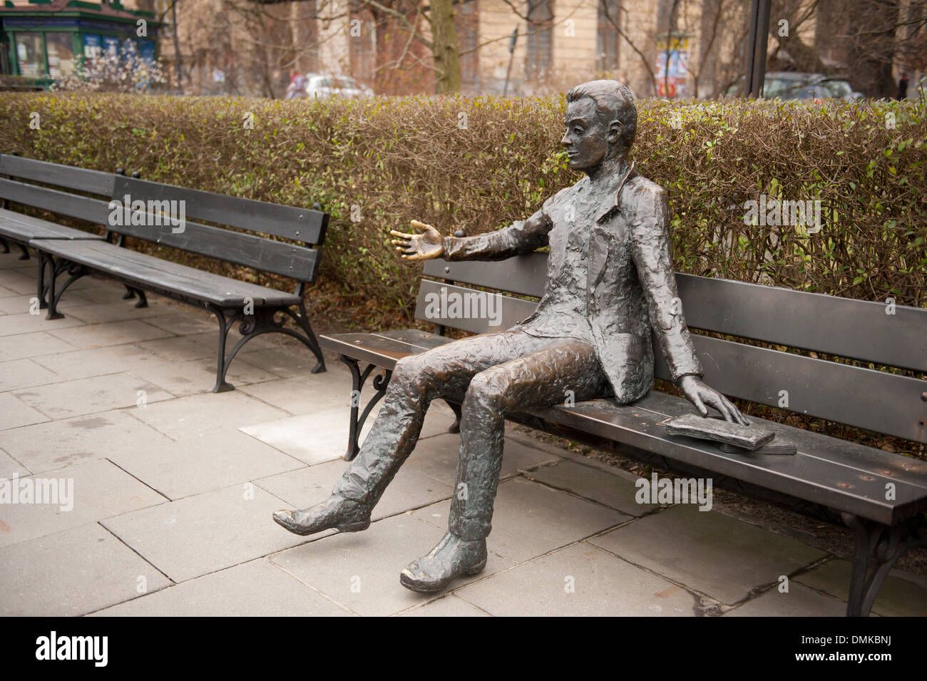 Bronze statue student of University Stock Photo - Alamy