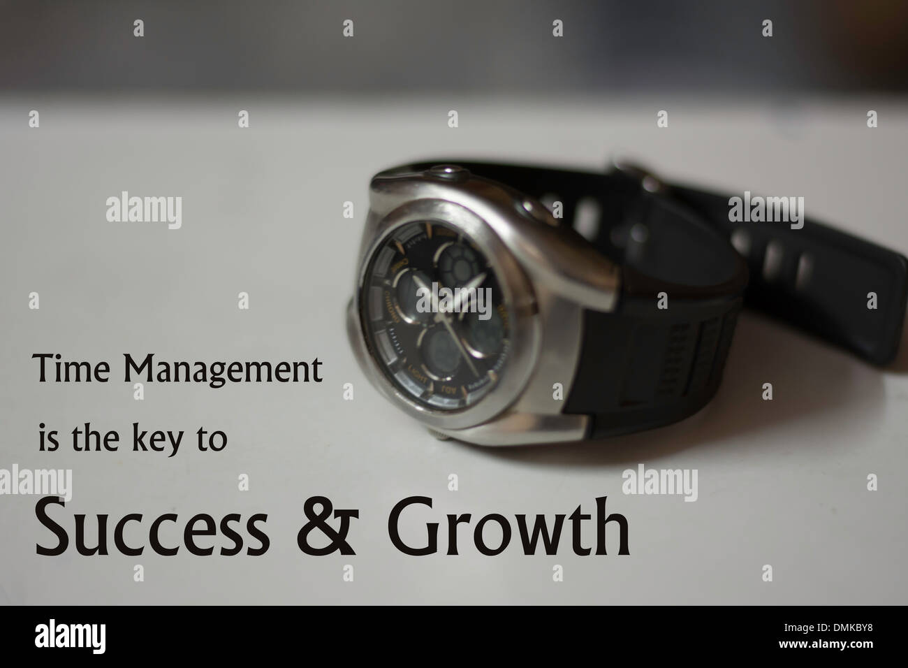 Time management is the key to success and Growth Stock Photo - Alamy