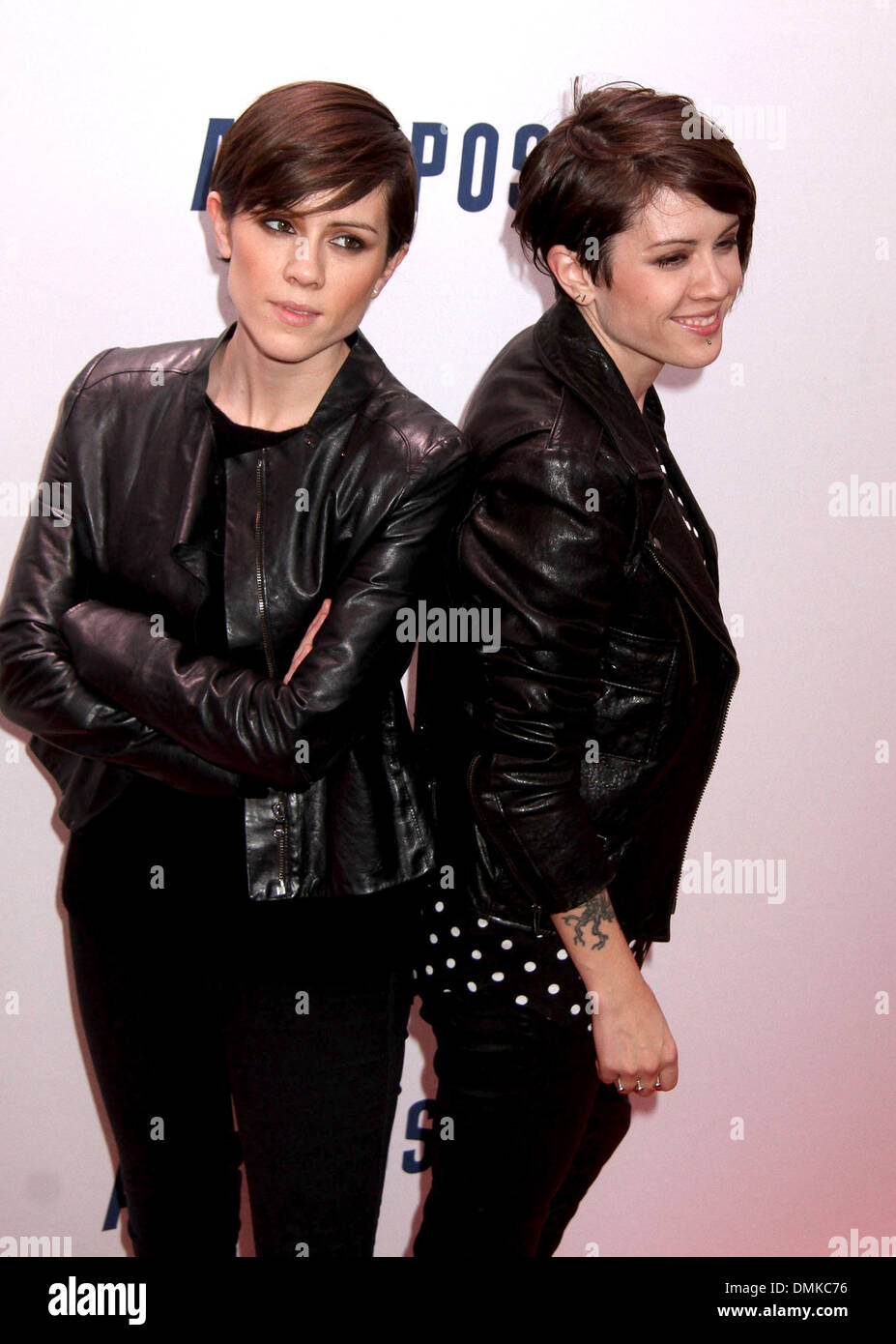 New York, New York, USA. 13th Dec, 2013. Singers SARA QUIN and TEGAN ...