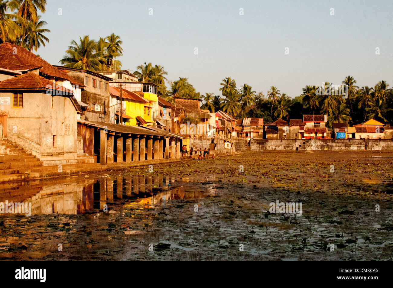 Attractions and people of the village of Gokarna, India. A popular ...