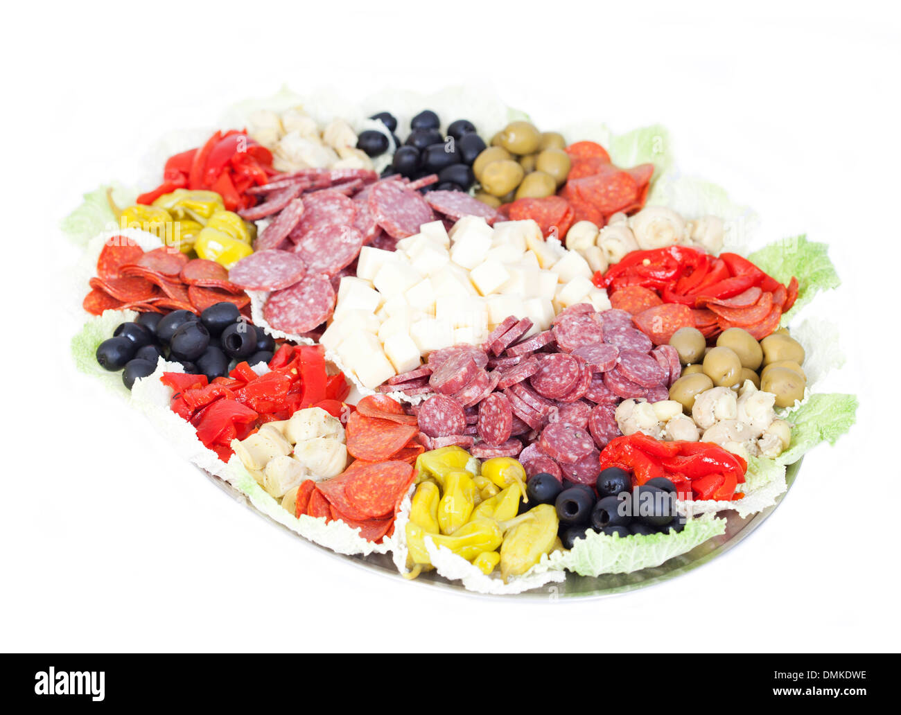 Smoked meat antipasto platter Cut Out Stock Images & Pictures - Alamy