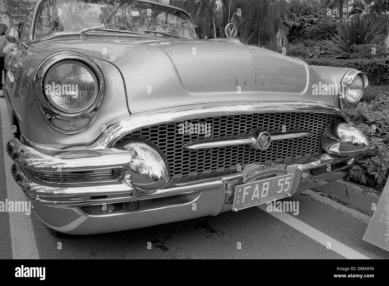 Classic american car in Black and White Stock Photos & Images - Alamy
