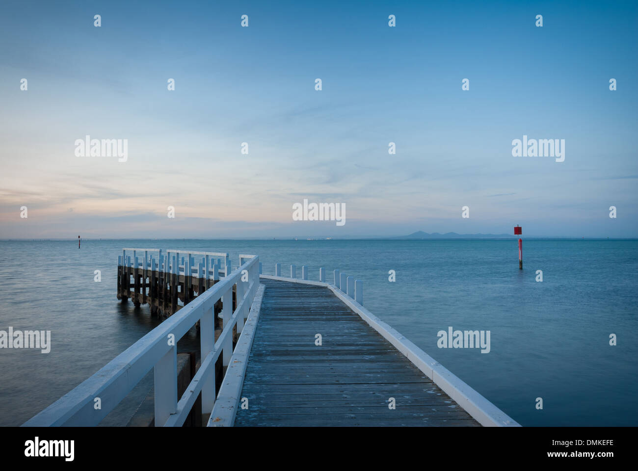 Point Richards Jetty Stock Photo - Alamy
