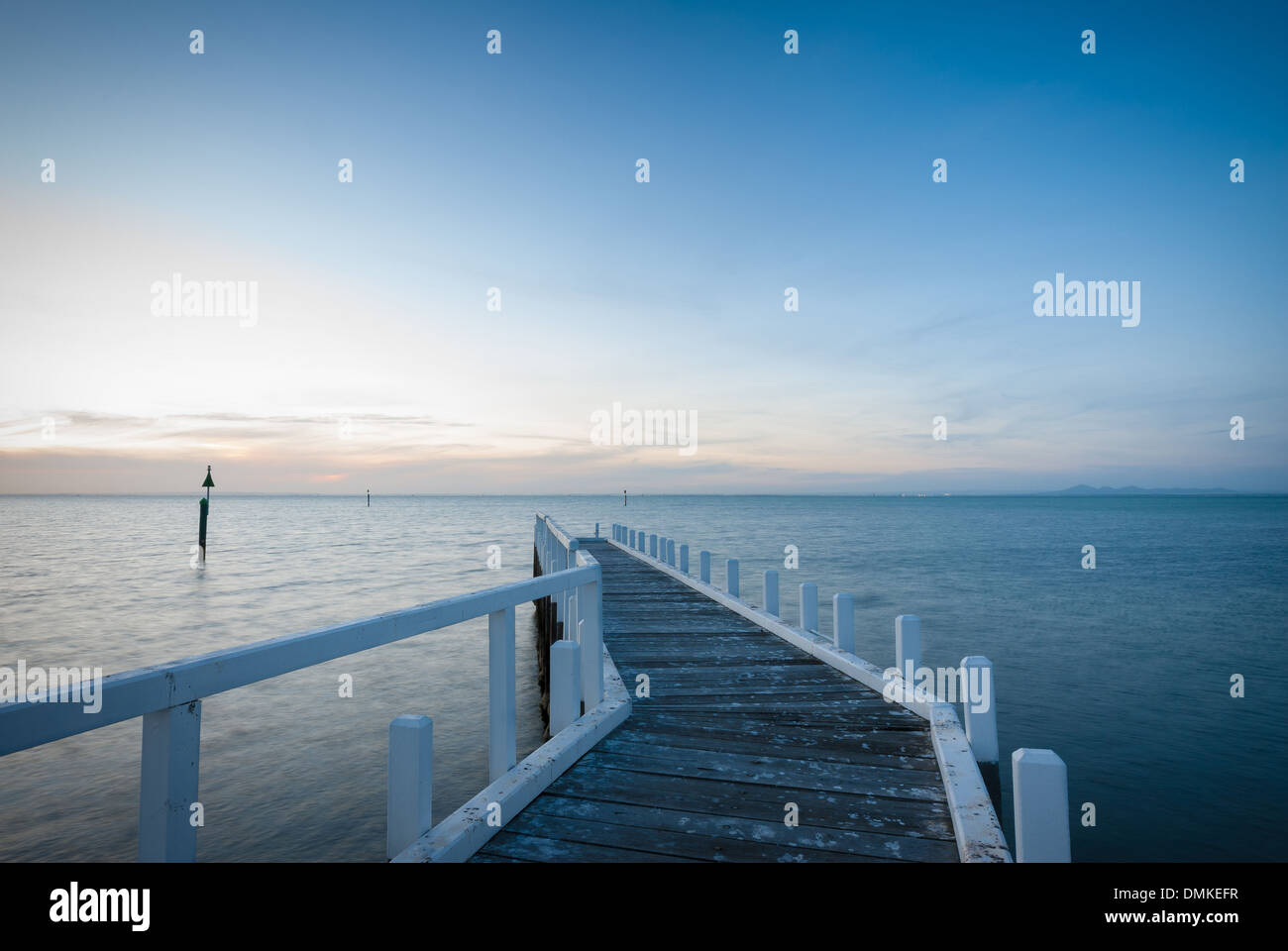 Point Richards Jetty Stock Photo - Alamy