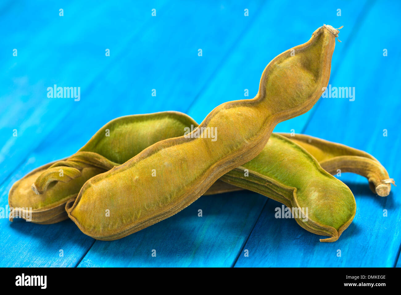 Peruvian fruit called Pacay (lat. Inga feuilleei), a podded fruit of ...