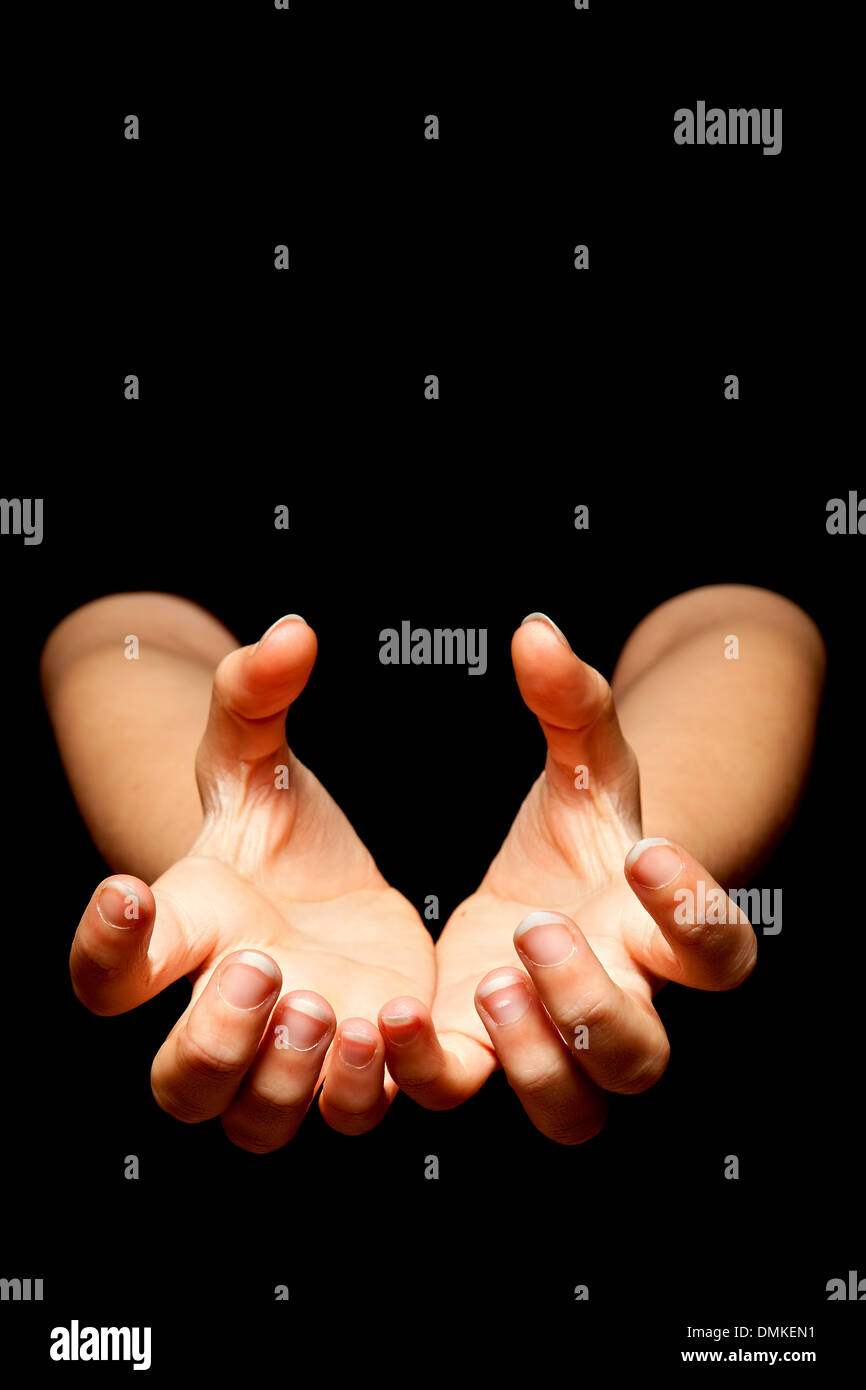 Hands reaching catching hi-res stock photography and images - Alamy