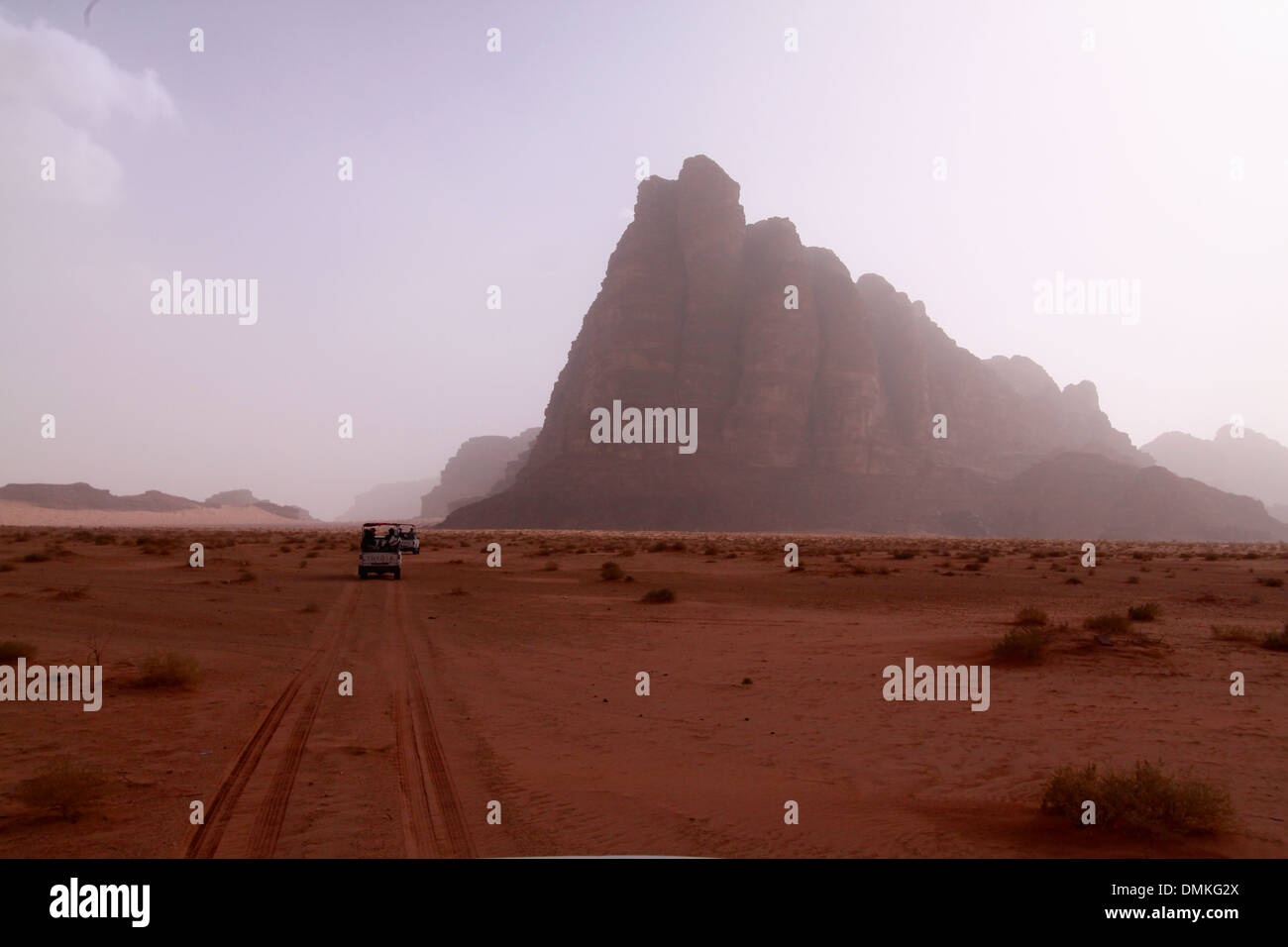 Visit to Wadi Ram - Jordan Stock Photo - Alamy