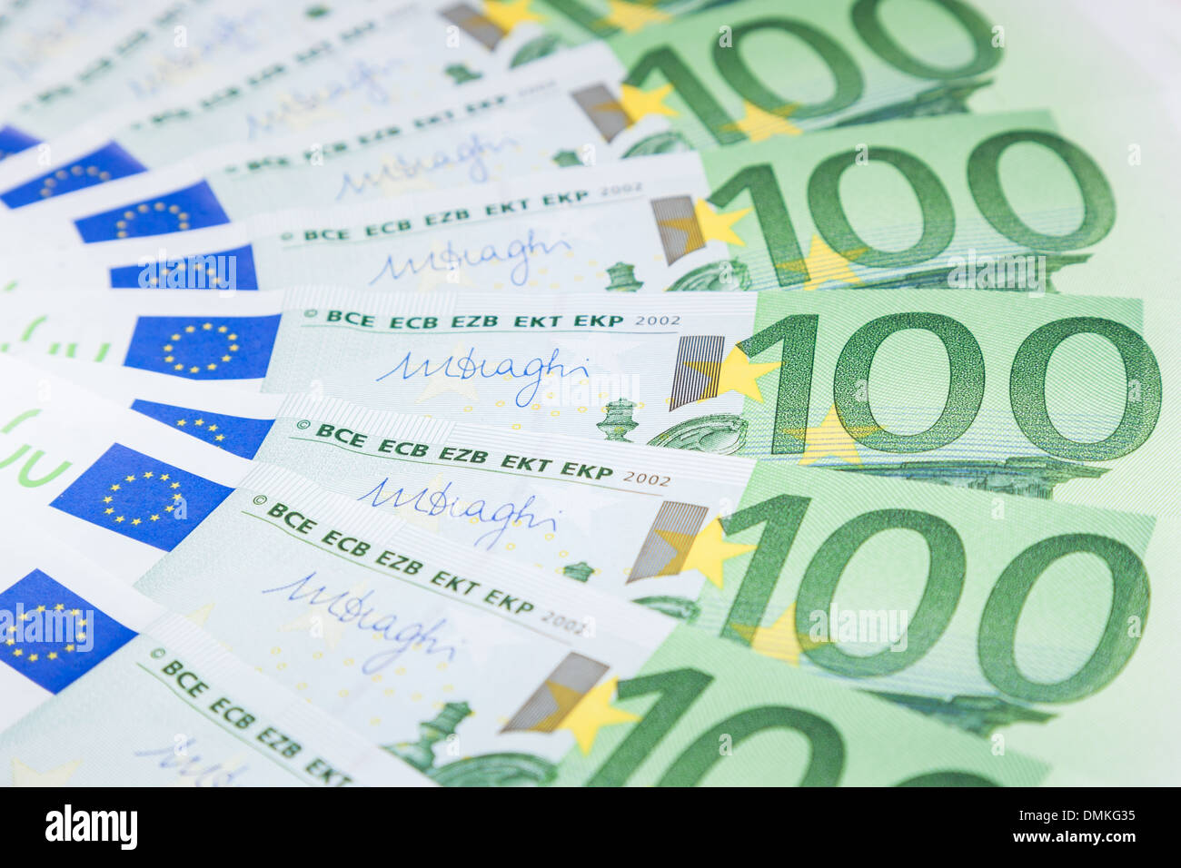 Euro banknotes spread over the floor - European currency Stock Photo ...