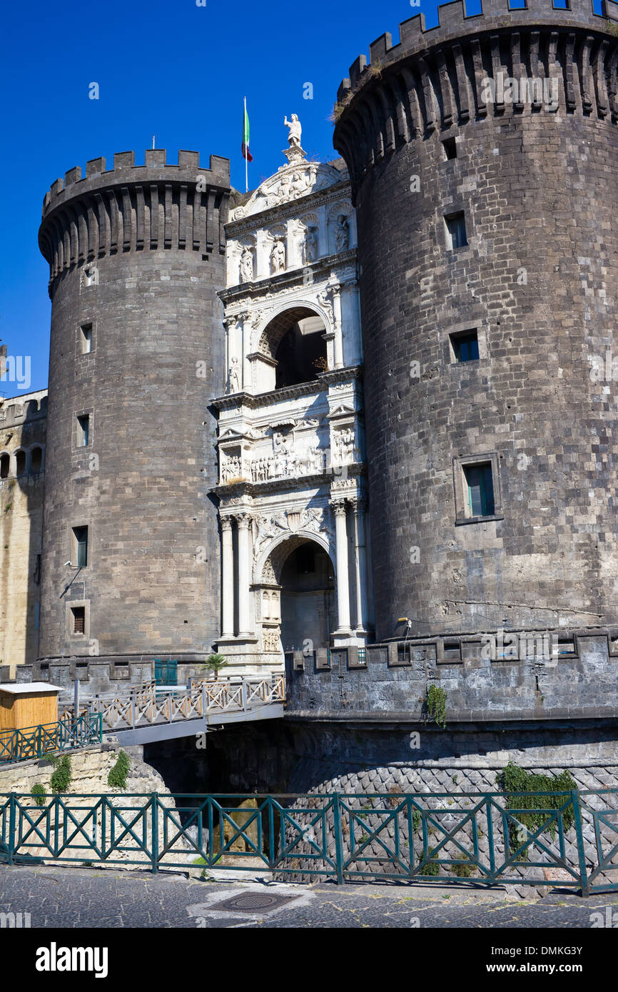 Castel Nuovo in Naples Stock Photo - Alamy