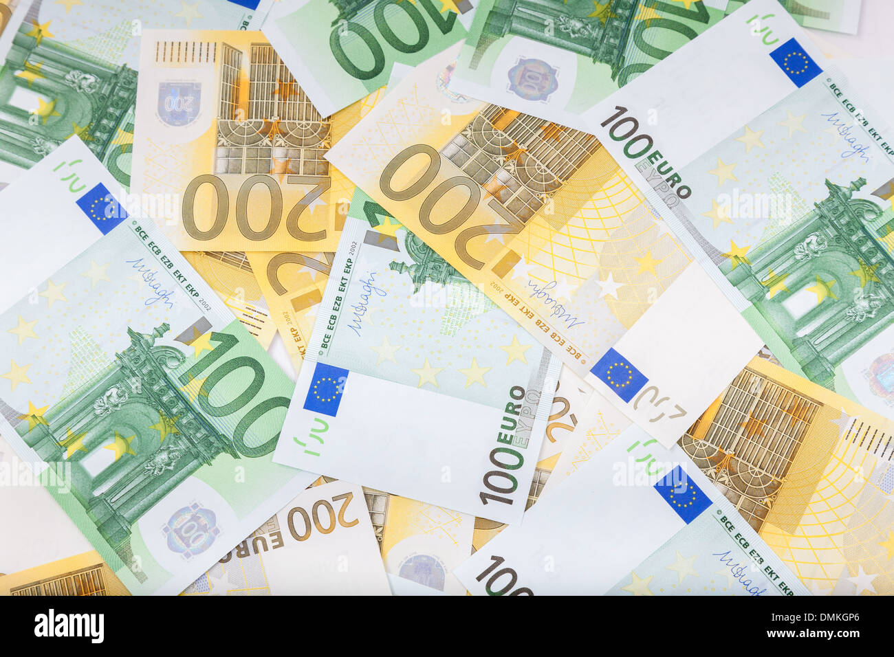 Euro banknotes spread over the floor - European currency Stock Photo ...